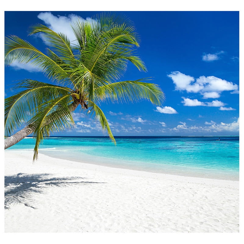 TROPICAL BEACH Photo Backdrop CARDBOARD CUTOUT Standup Standee ...