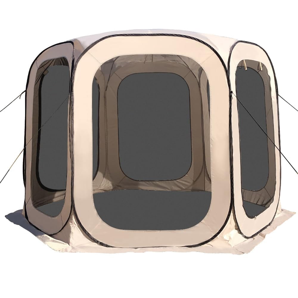 TROPOW 10 x 10 Ft Tents for Camping, Portable Screened Tent Camping ...