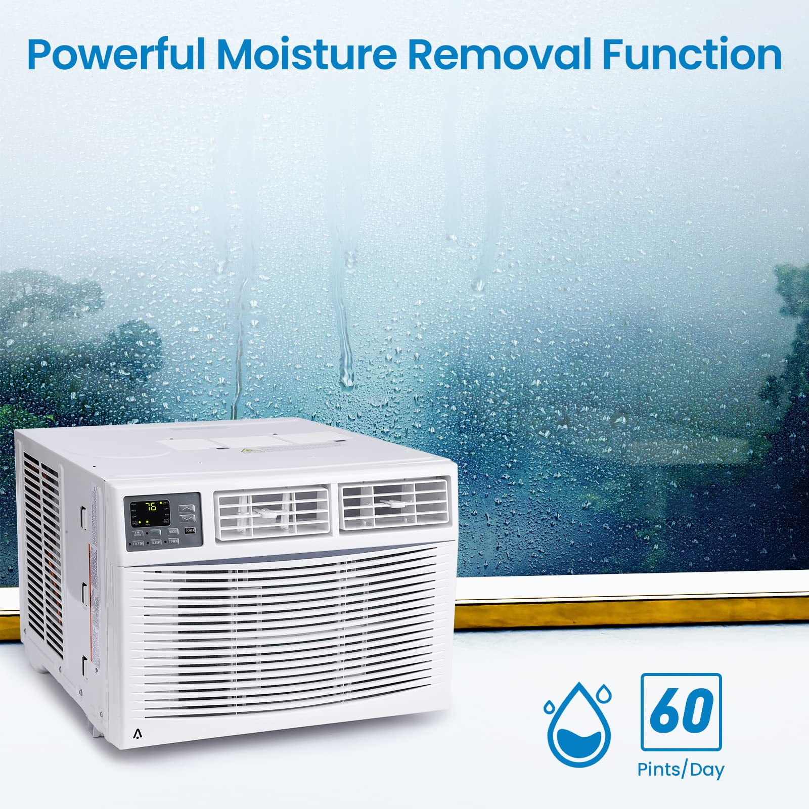 TROPOW 10000 BTU Window Air Conditioner, Turbo Fast Cooling Window ...
