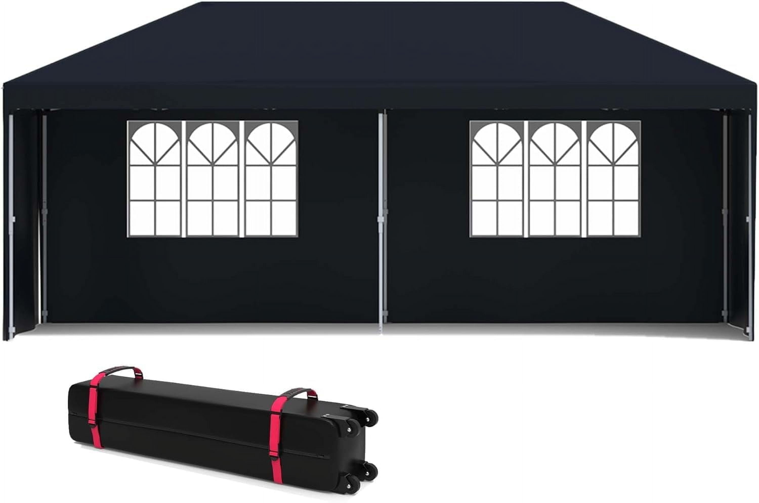 TROPOW 10x20FT Pop Up Canopy Tent, Commercial Heavy Duty Canopy Tent ...