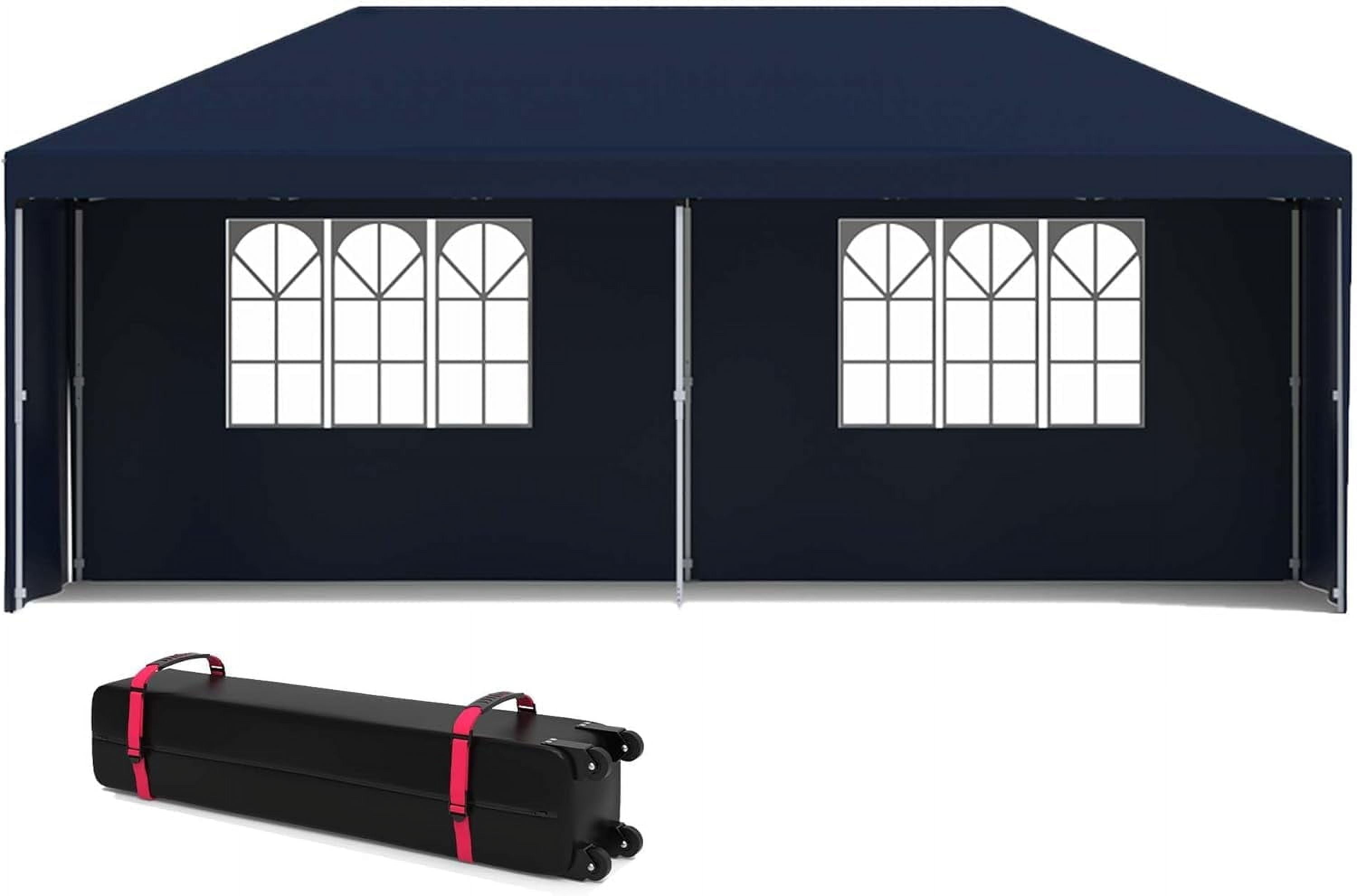 TROPOW 10x20FT Pop Up Canopy Tent, Commercial Heavy Duty Canopy Tent ...