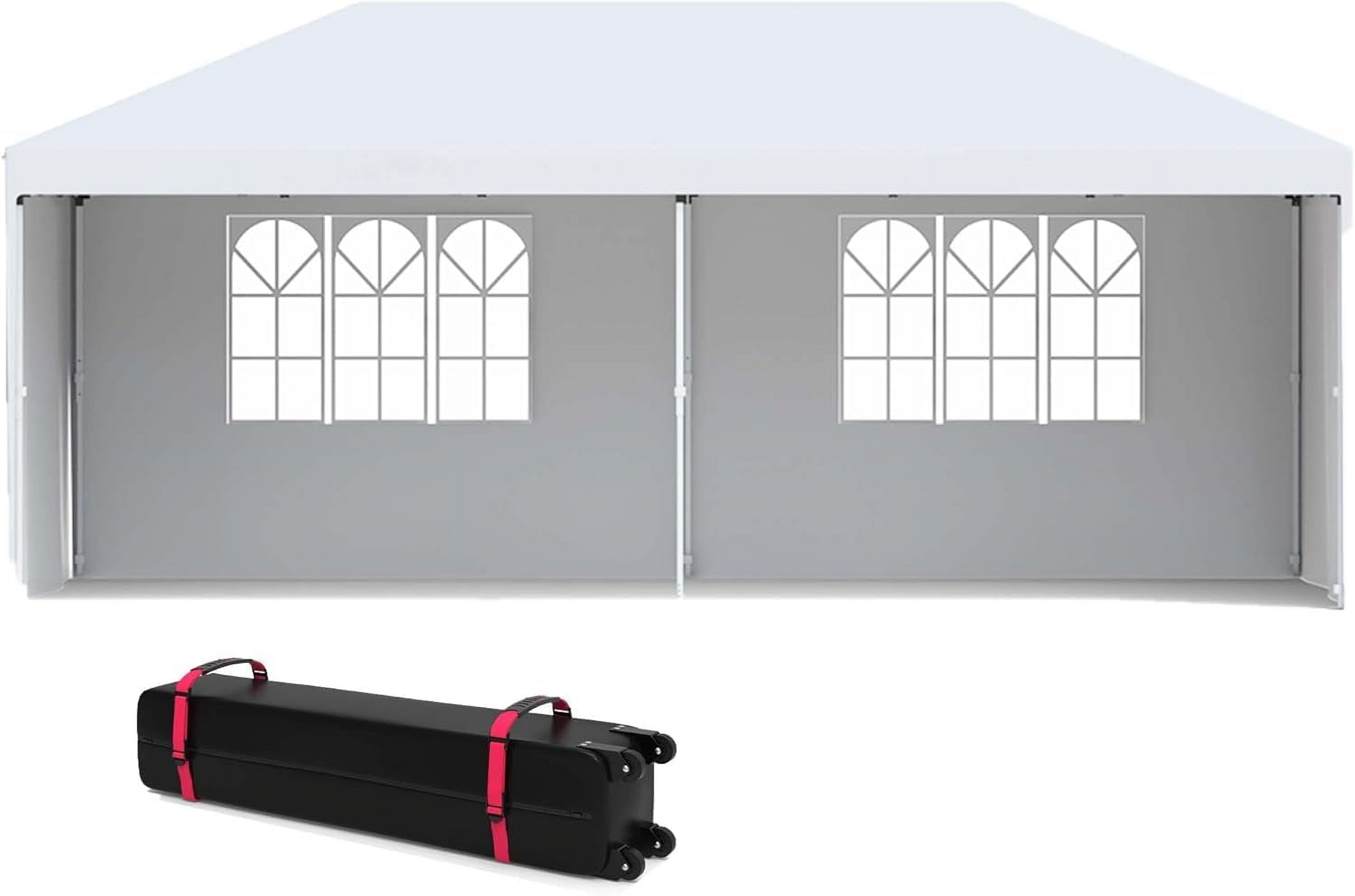 TROPOW 10x20FT Pop Up Canopy Tent, Commercial Heavy Duty Canopy Tent ...