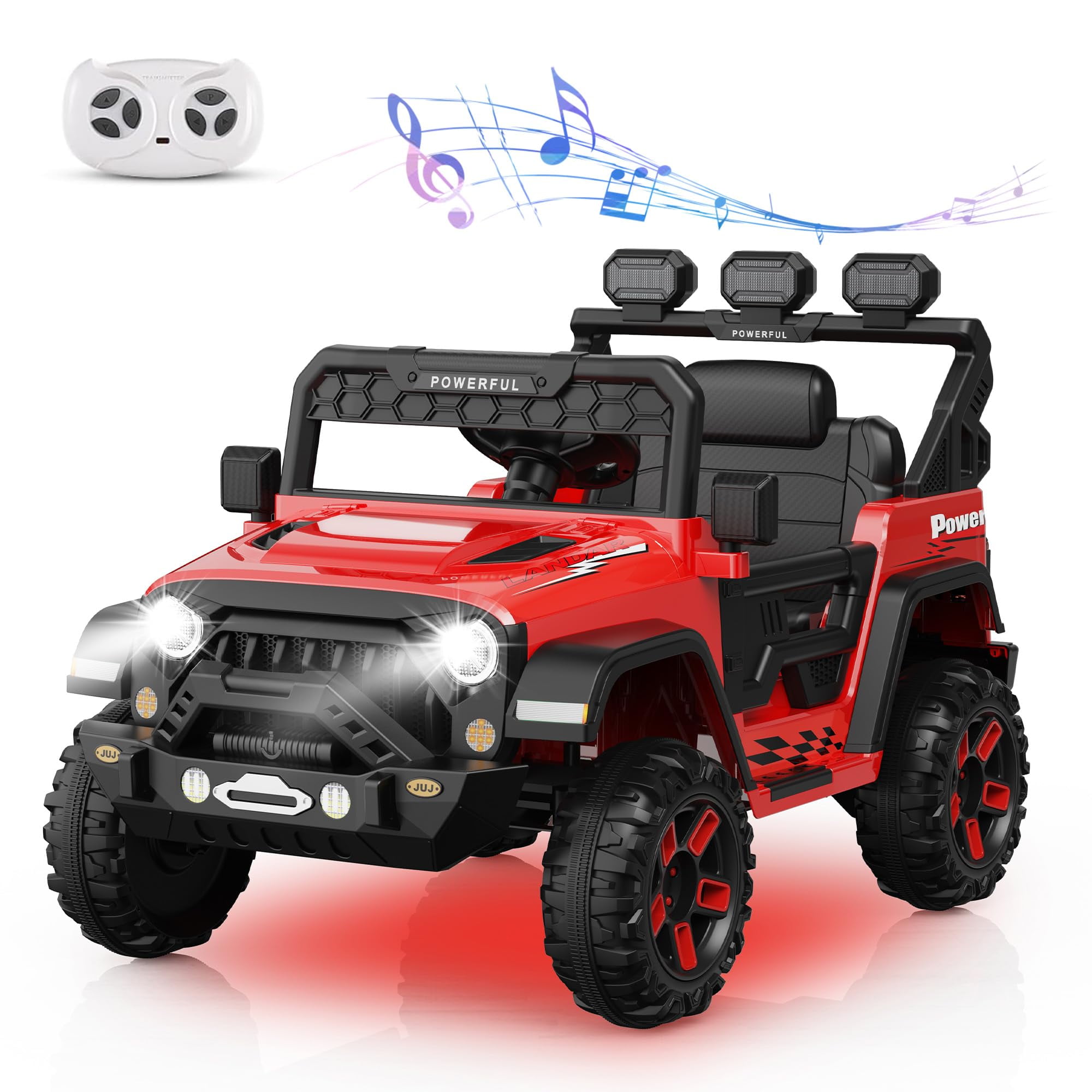 TROPOW 12V Kids Ride On Truck Car with Parent Remote Control,Kids ...