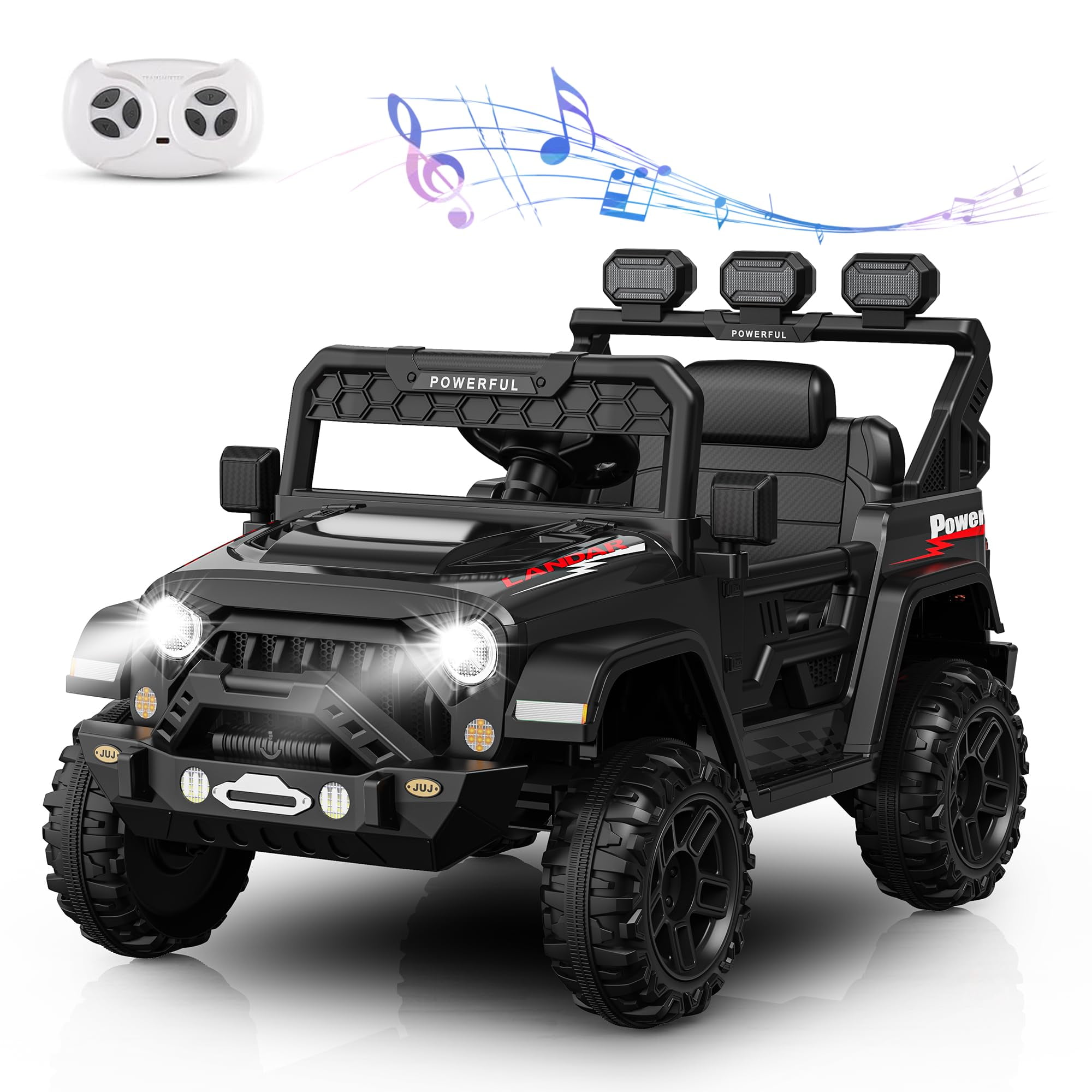TROPOW 12V Kids Ride On Truck Car with Parent Remote Control,Kids ...