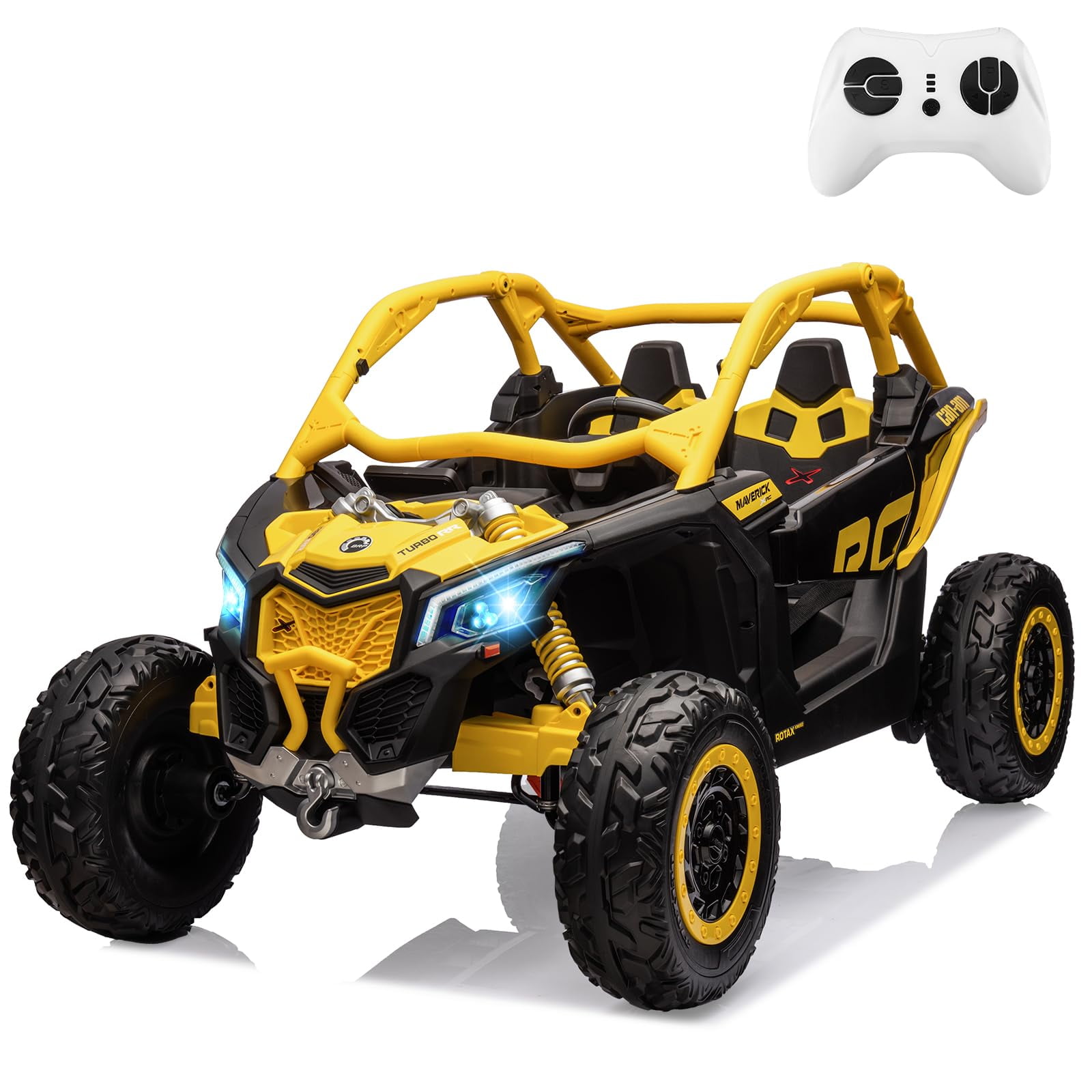 TROPOW 24 Volt Ride On Toys for Boys,2 Seater Ride on UTV Car,Licensed ...