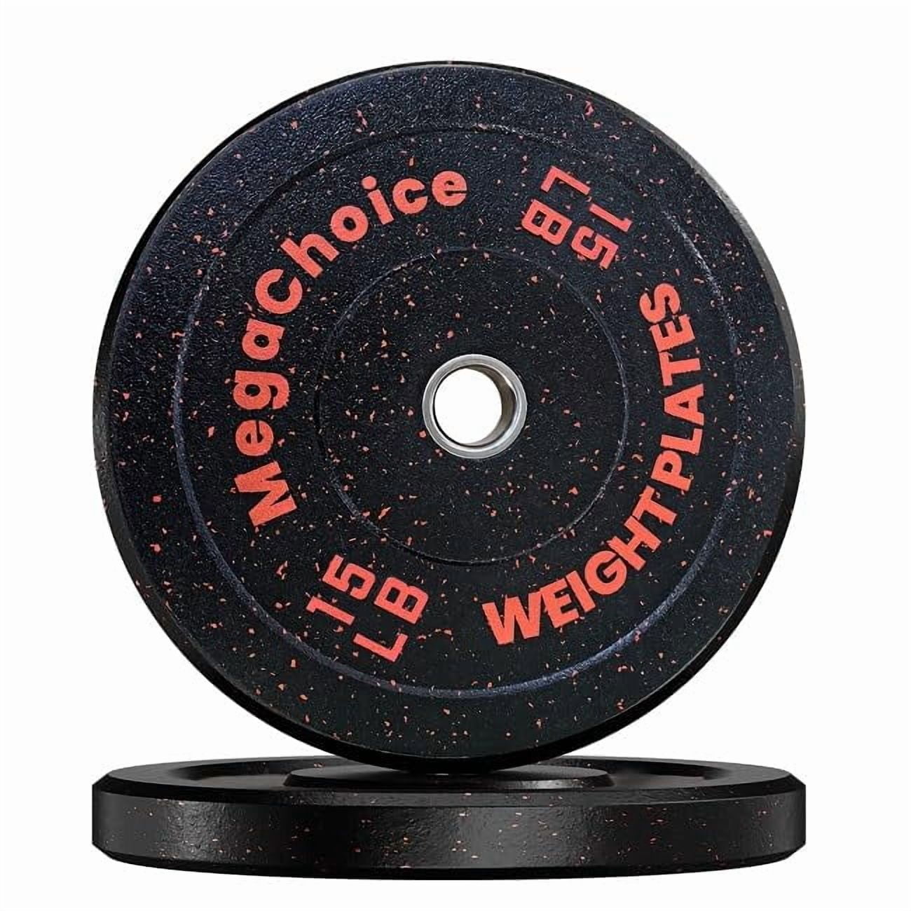 TROPOW 2PCS Rubber Bumper Plate,Weight Plate 15-45lb, Barbell Weight ...