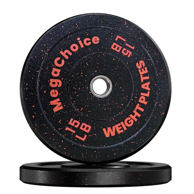 TROPOW 2PCS Rubber Bumper Plate,Weight Plate 15-45lb, Barbell Weight ...