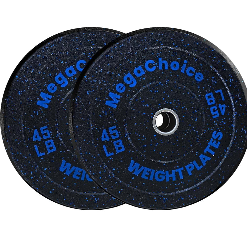 TROPOW 2PCS Rubber Bumper Plate,Weight Plate 15-45lb, Barbell Weight ...