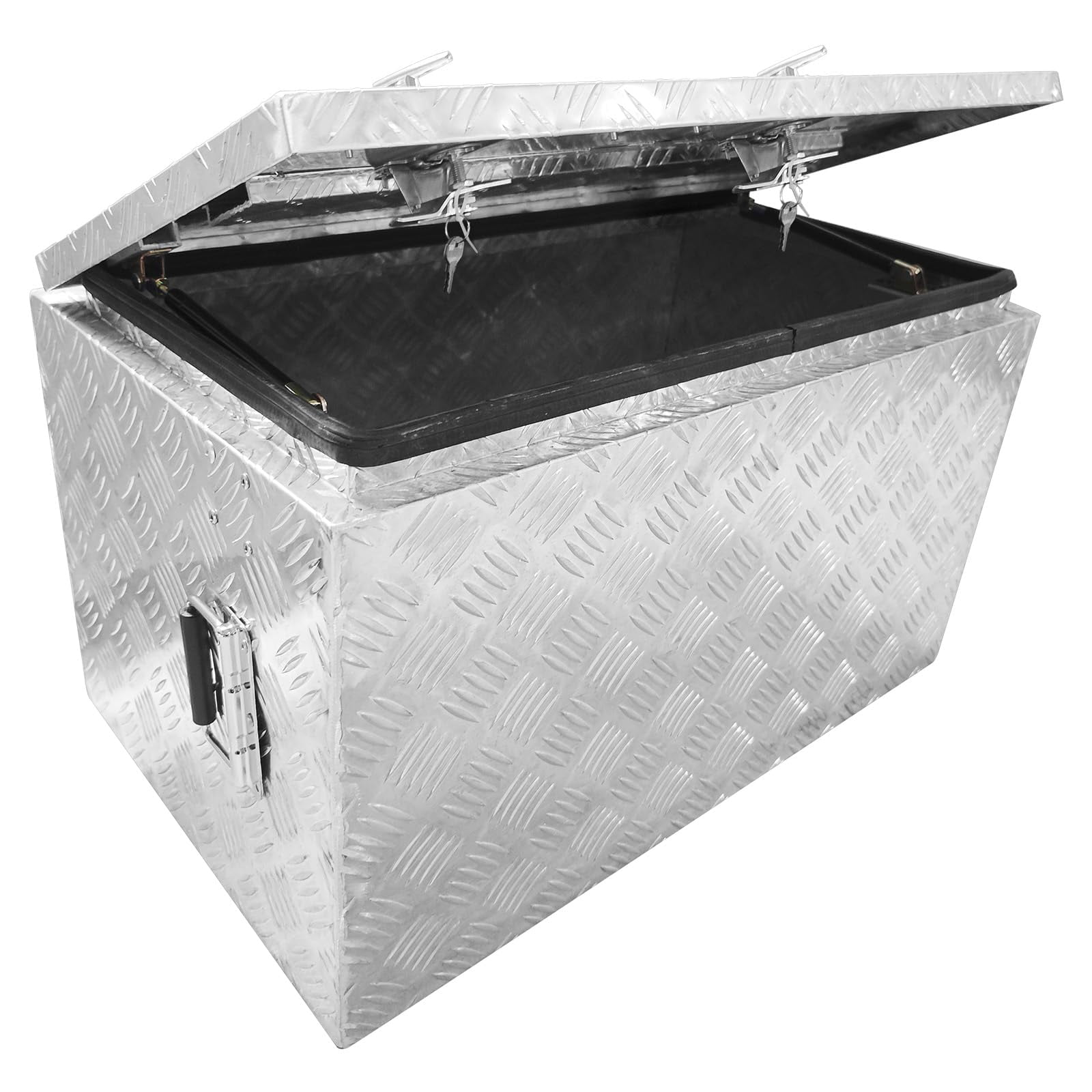 TROPOW 36" Aluminum Tool Storage Chest – Heavy-Duty Lockable Truck Box ...