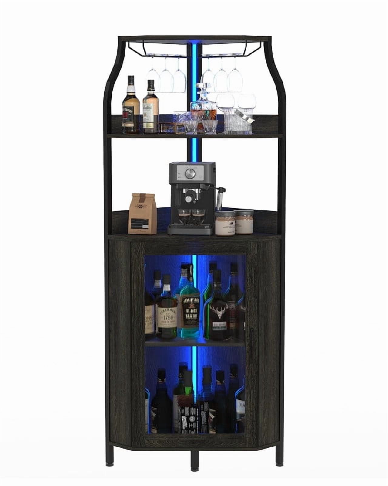 Glass Door Liquor Cabinet