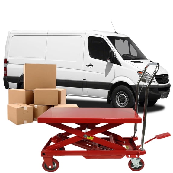 TROPOW Efficient Hydraulic Scissor Lift Table Cart – Ideal for Material ...