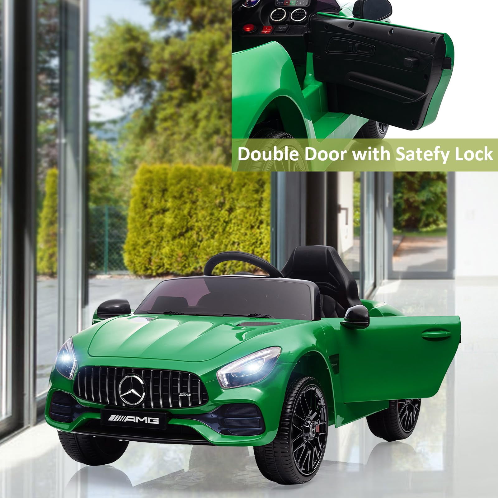 TROPOW Electric Ride On Cars with Remote Control,12V Kids Ride-On Car ...
