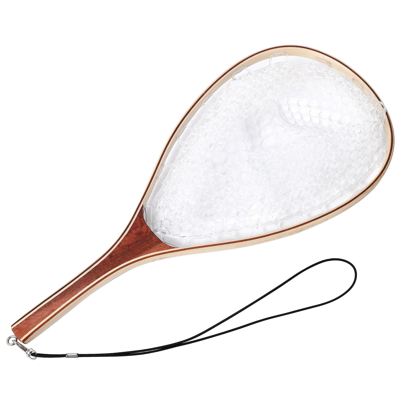 TROPOW Fly Fishing Net, Trout Net, Wooden Frame Fly Fishing Landing Net ...
