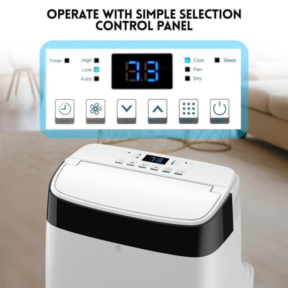 Rugerasy Portable Air Conditioner, 14,000 BTU Air Conditioners 3-IN-1 ...