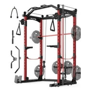 ULTRA FUEGO Power Cage - Multi-Functional Rack with J-Hooks, Dip ...