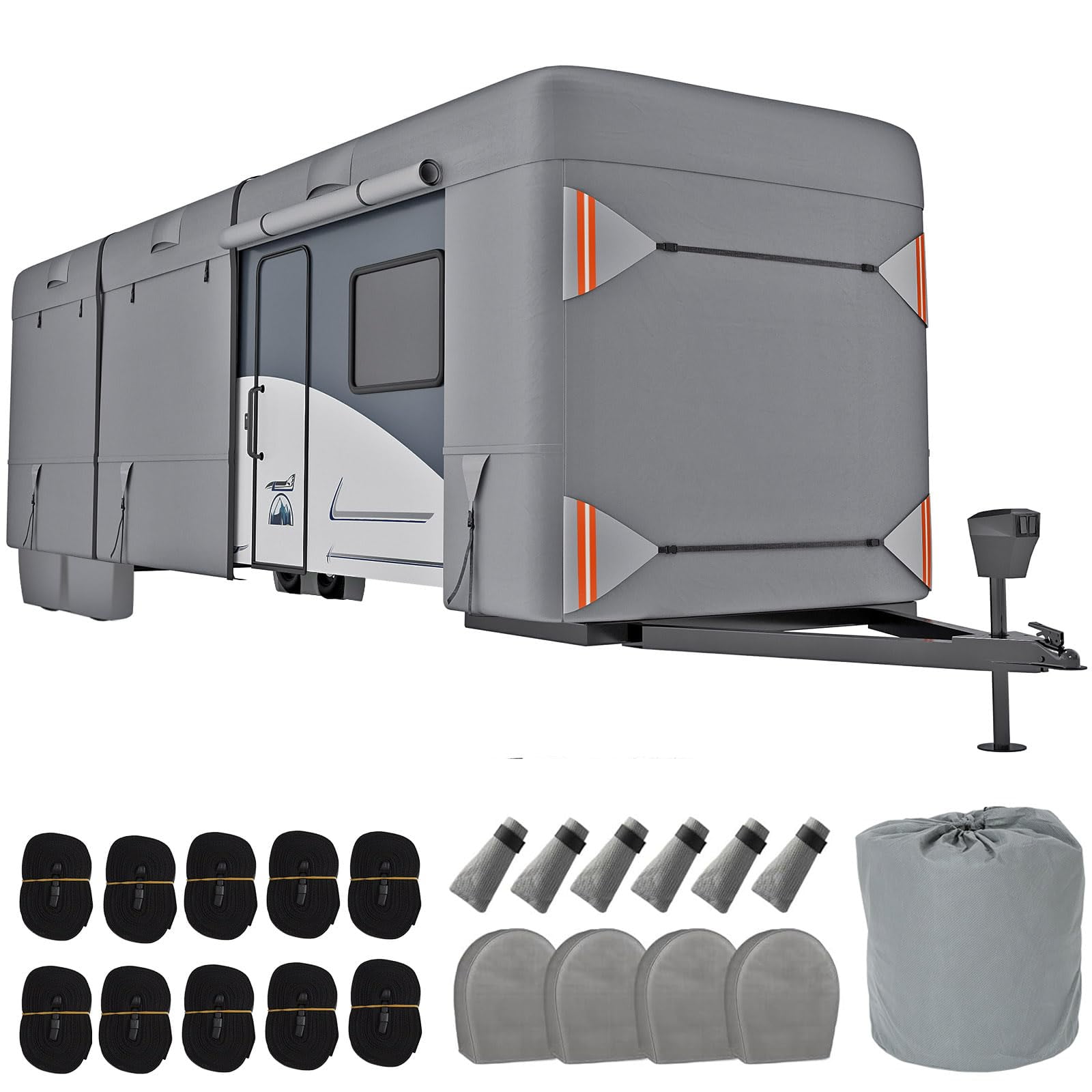 TROPOW Premium RV Cover for 24' to 27' Class C Motorhomes – Waterproof ...