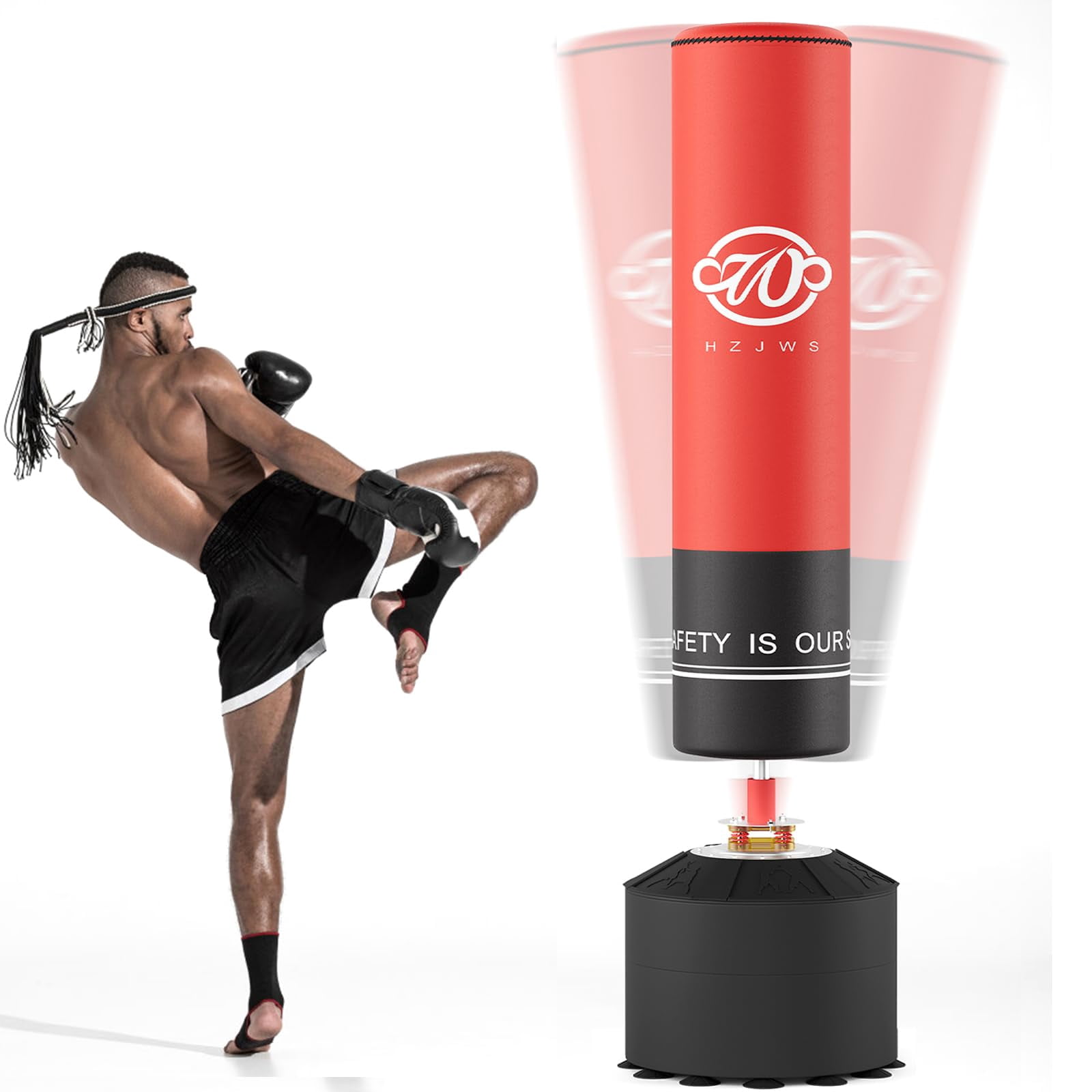 TROPOW Punching Bag for Adults, with Stand, Heavy Boxing Bag ...