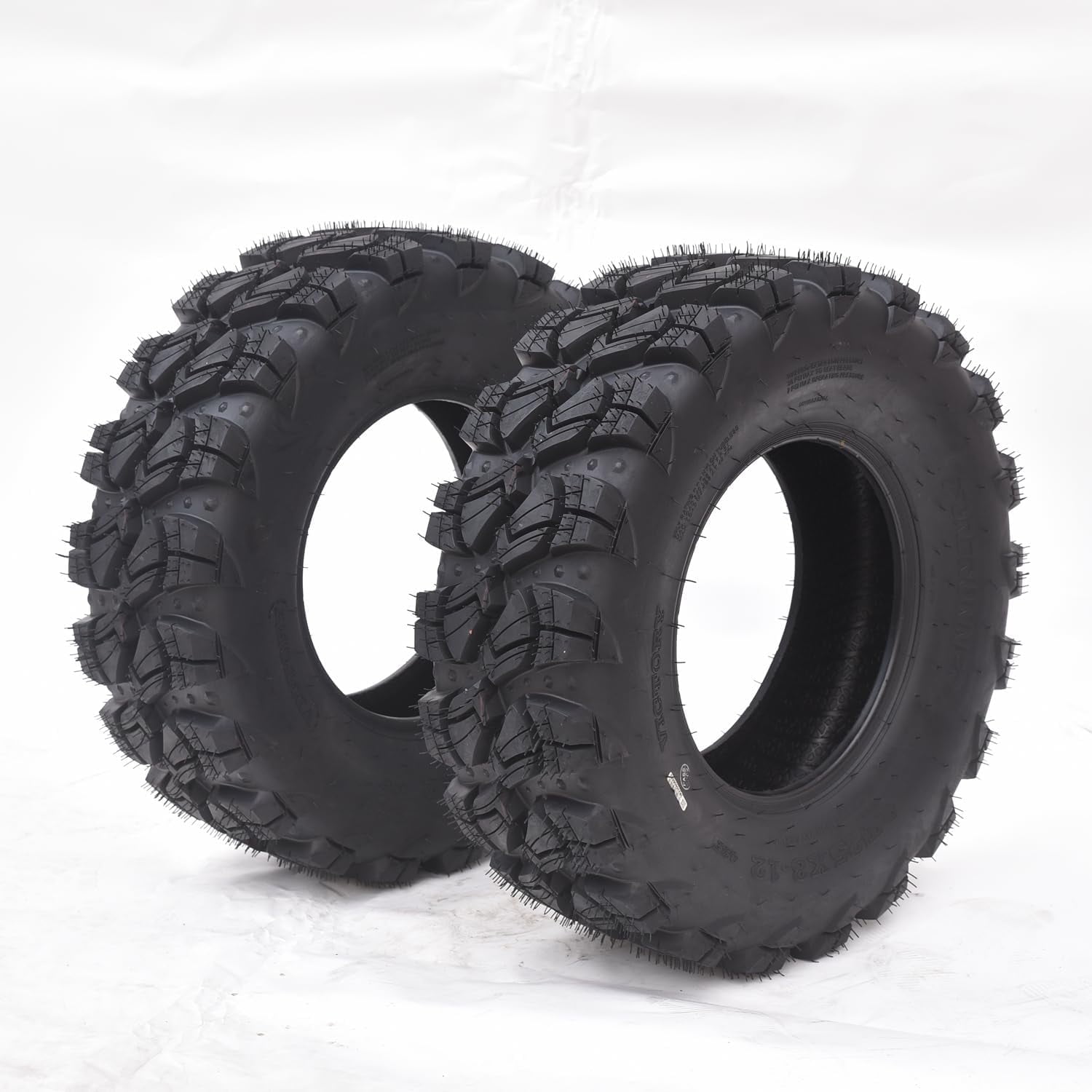 TROPOW Tires, 2-Pack ATV Tires – 25x12-10, 6-Ply Tubeless, Excellent ...