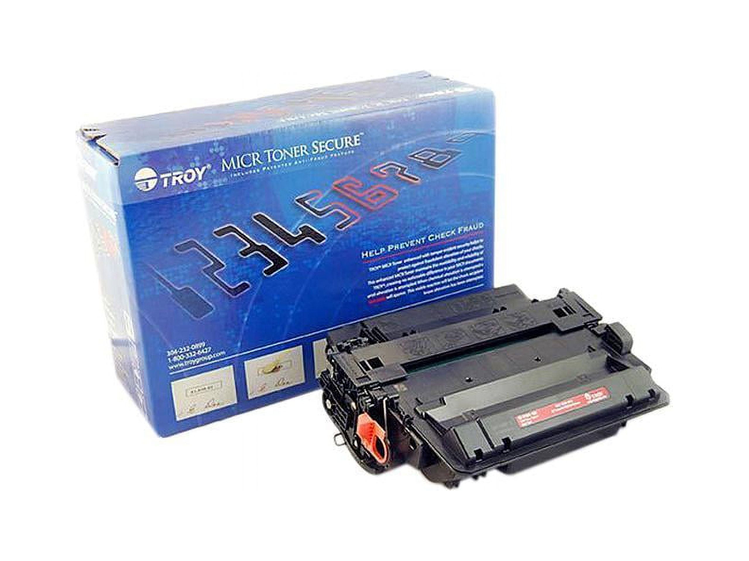 Troy MICR Laser Toner Cartridge CE255A - Black - 1 Each - 6000 Pages ...