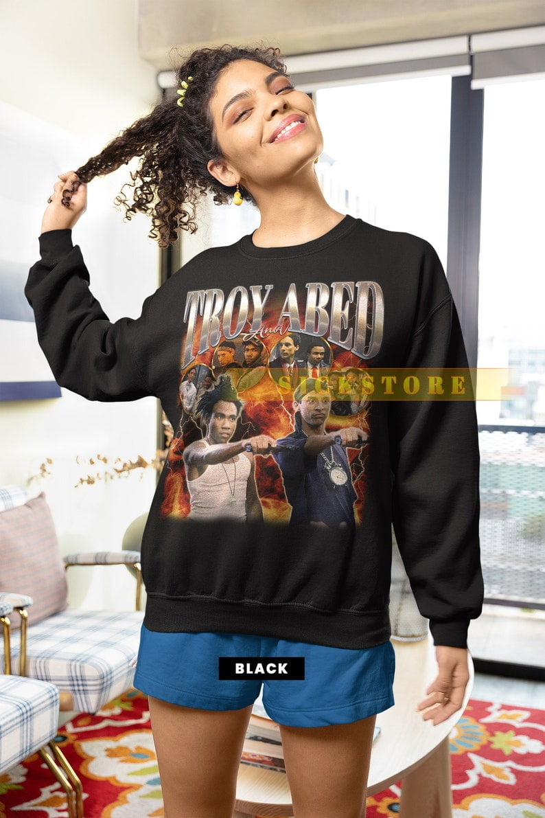 TROY AND ABED Vintage Sweatshirt, Abed Nadir Homage, Troy and Abed in ...