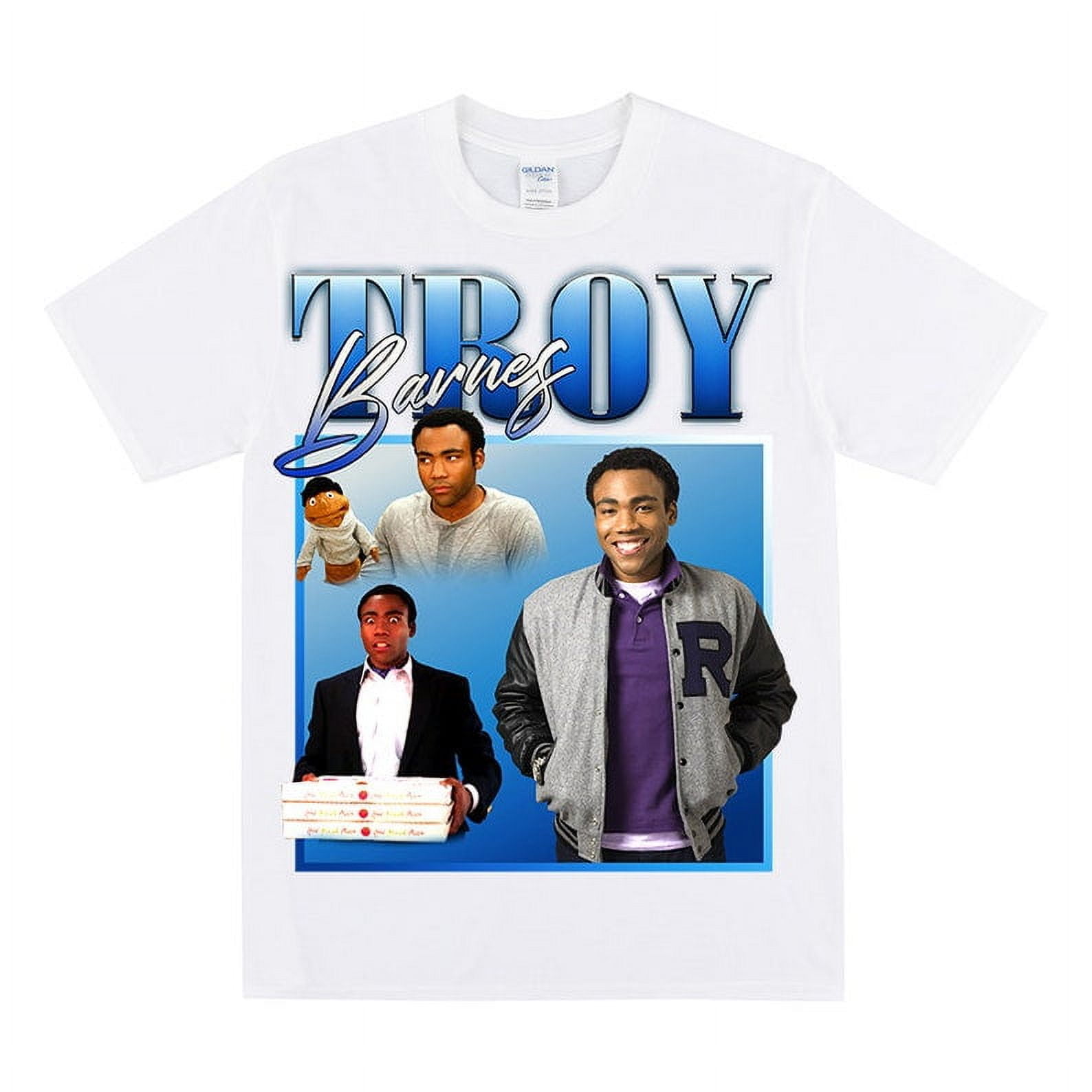 TROY BARNES Homage T-shirt, Troy & Abed In The Morning, Style Graphic ...
