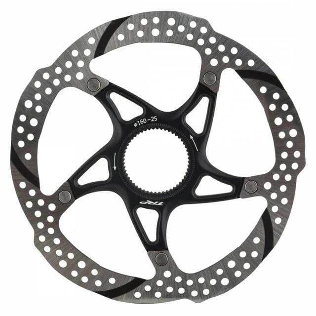 TRP 25 Disc Brake Rotor - 160mm, Center Lock, Silver/Black - Walmart ...