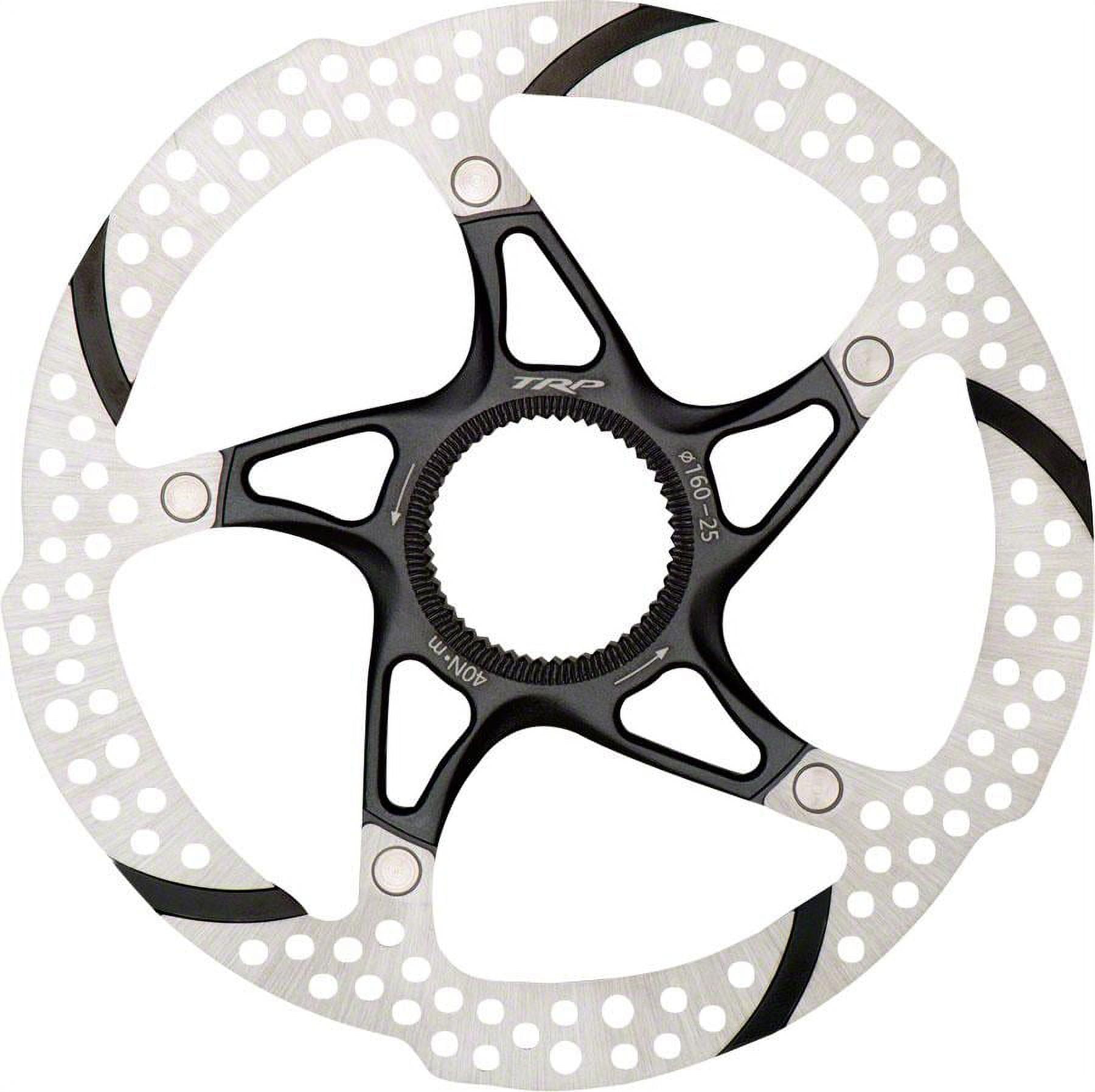 TRP 25 Disc Brake Rotor - 203mm, Center Lock, Silver/Black - Walmart.com