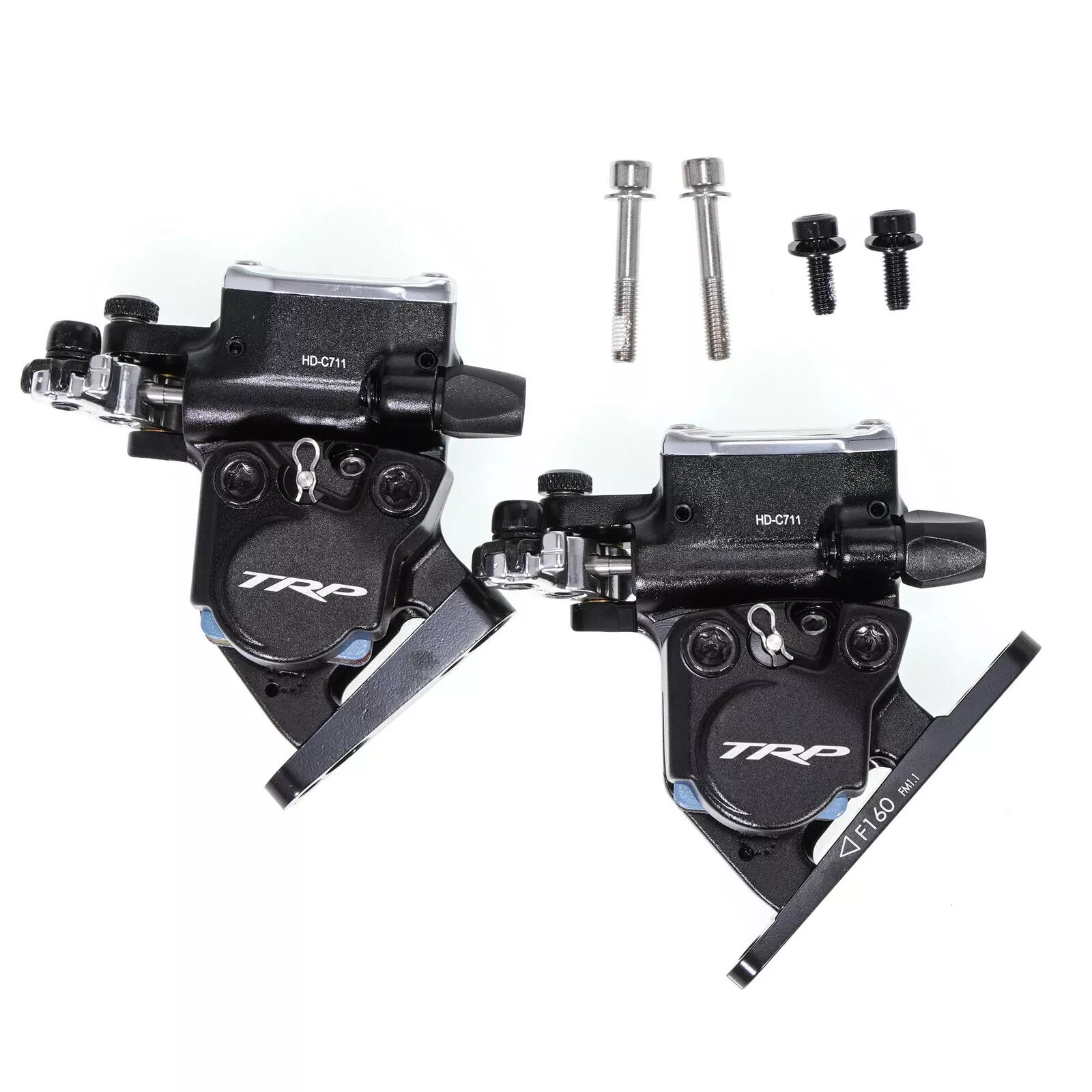 TRP HY/RD Road Hydraulic Flat Mount Disc Brake Caliper Front & Rear ...