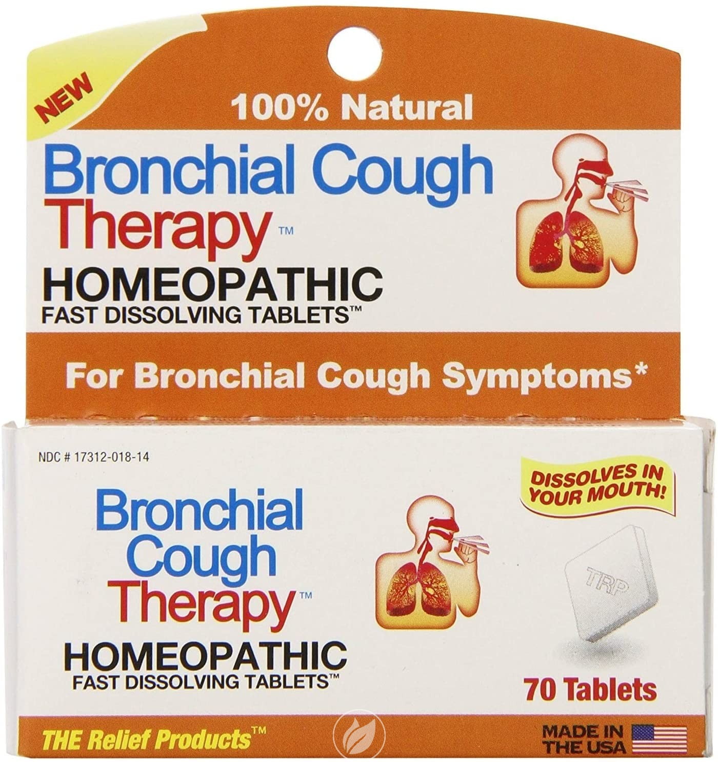 Trp Company Bronchial Cough Therapy Medicine, 70 Tab Medication ...
