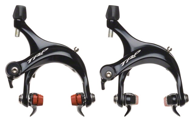 TRP R920 Front & Rear Brake Caliper Set Black - Walmart.com