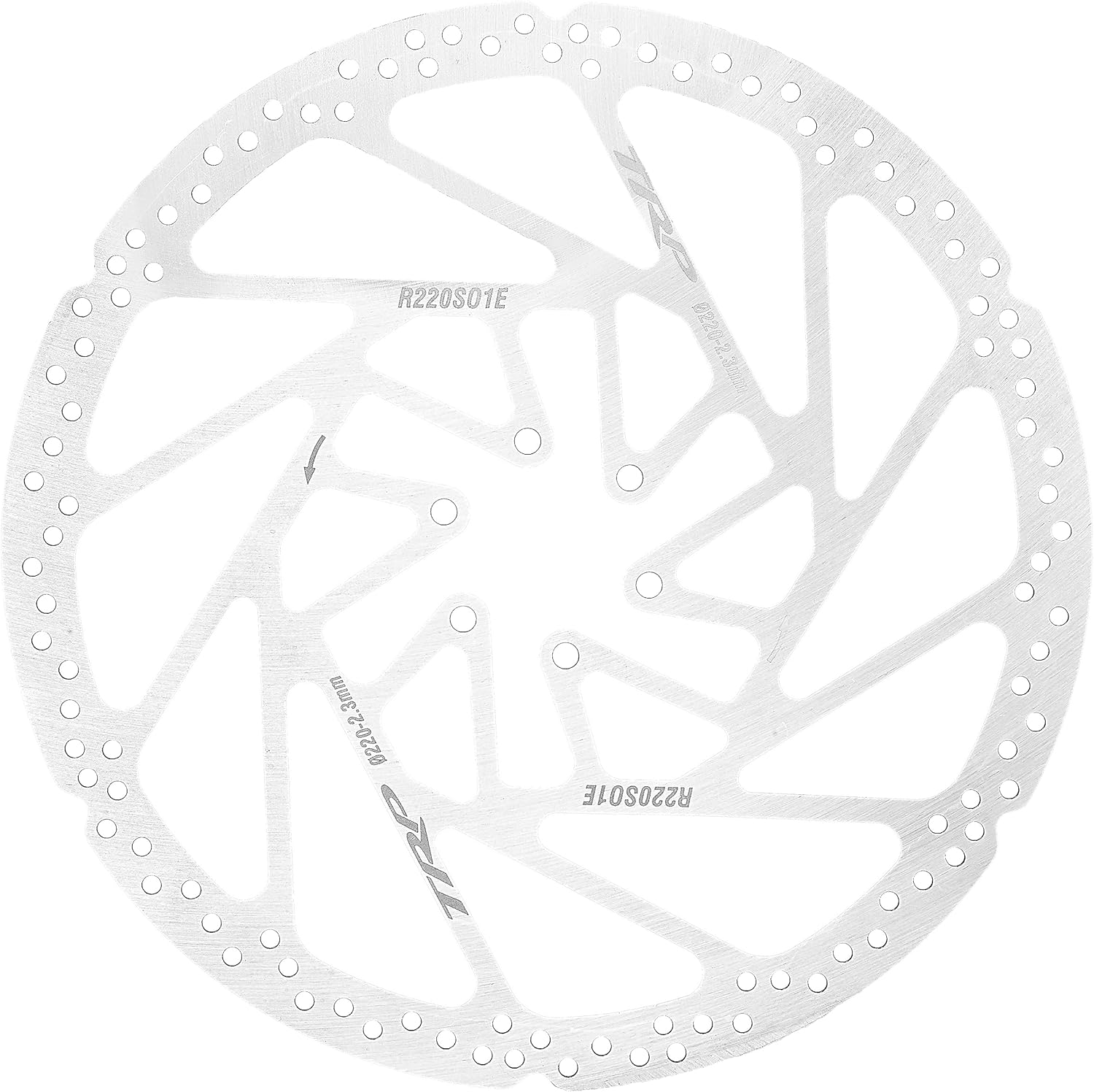 TRP RS01E One-Piece Bicycle Brake Rotor with Bolts | 2.3mm Width ...