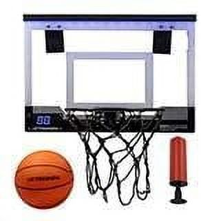 TRP Triumph 18" LED Light-Up Over The Door Mini Basketball Hoop Set ...