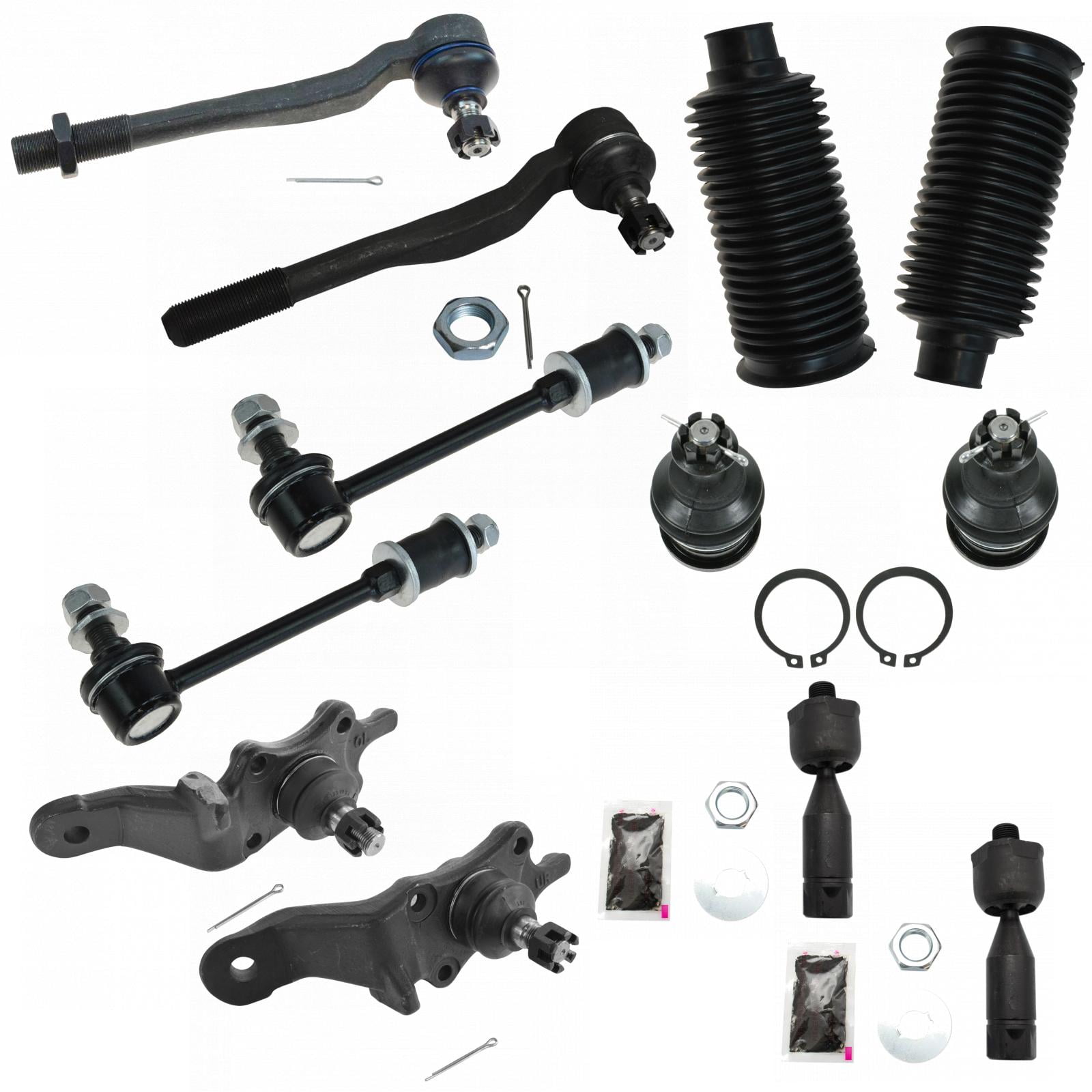 TRQ 12 pc Kit Front Ball Joint Tie Rod Sway Bar Link pc Kit for 96-02 ...