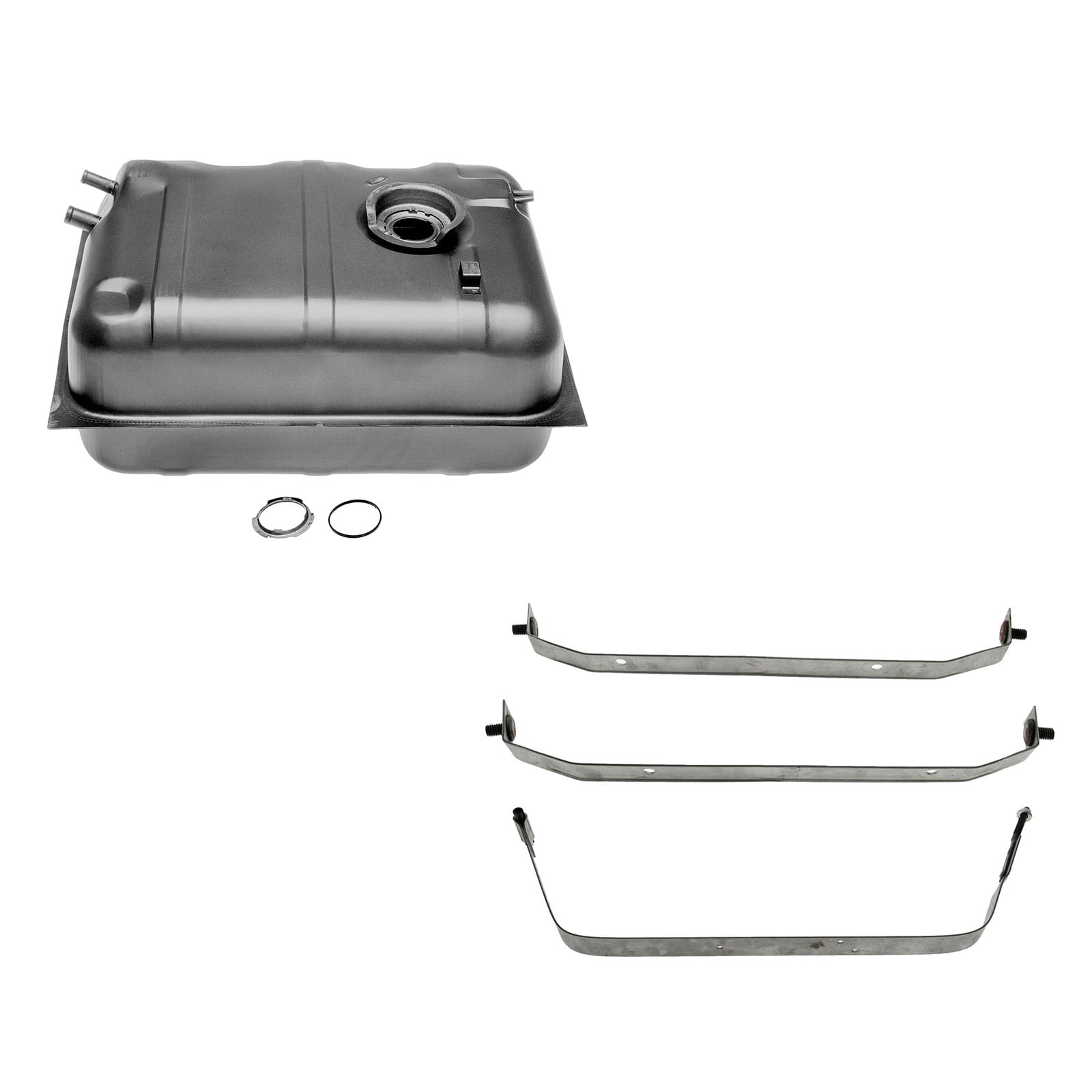 TRQ 15 Gallon Fuel Gas Tank w/ Strap Set for 78- 86 Jeep CJ7 CJ5 ...