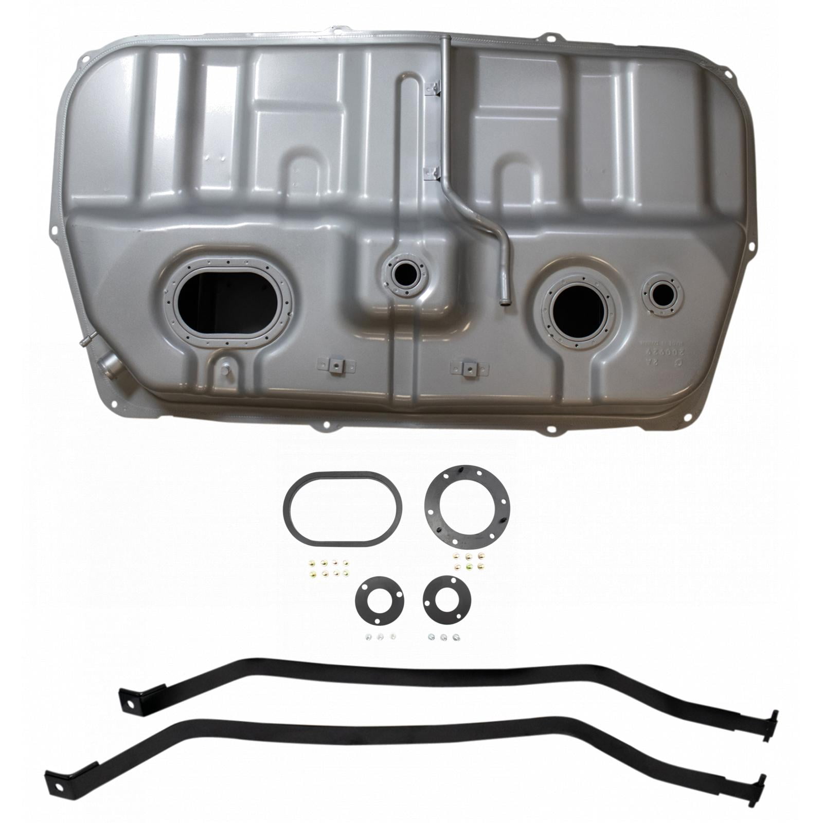 TRQ 17 Gallon Fuel Gas Tank and Strap Kit Set for Hyundai Santa Fe New ...