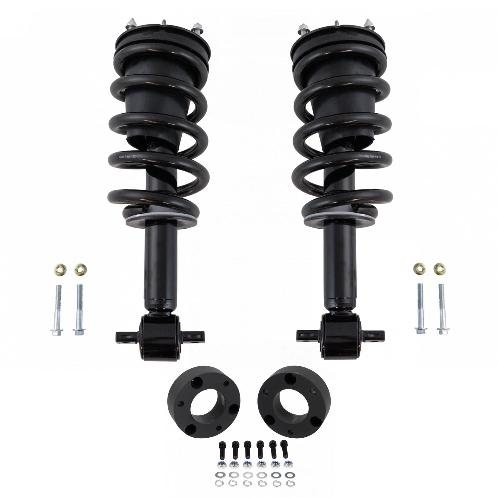TRQ 2" Lift Complete Front Strut Shock Spring Assembly Set for ...