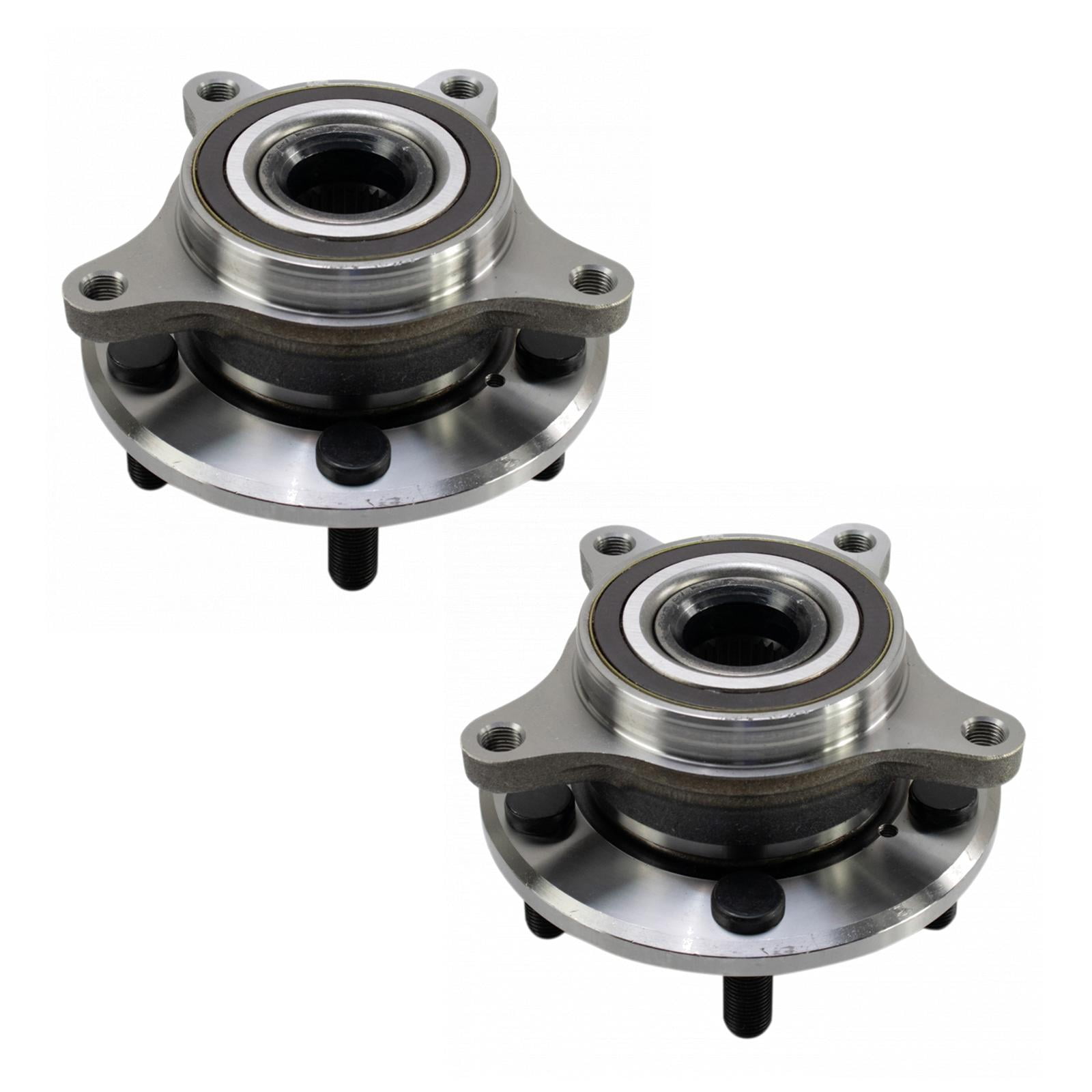 TRQ 2pc Front Wheel Bearing & Hub Assembly Pair for Honda Civic Type R ...