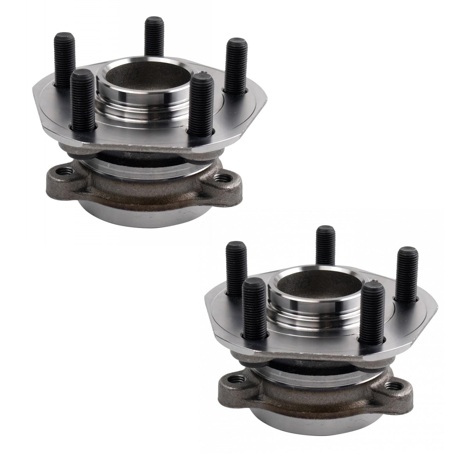 TRQ 2pc Front Wheel Bearing & Hub Assembly Set for 17-19 Tesla Model 3 ...