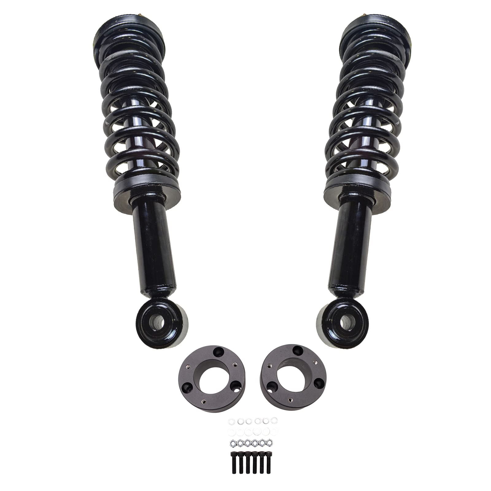 TRQ Front Strut & Coil Spring Assembly Set Driver & Passenger Sides ...