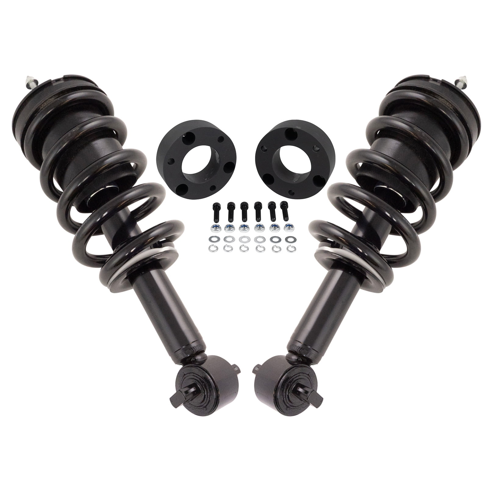 TRQ 3" Lift Complete Front Strut Shock Spring Assembly Set for Tahoe ...