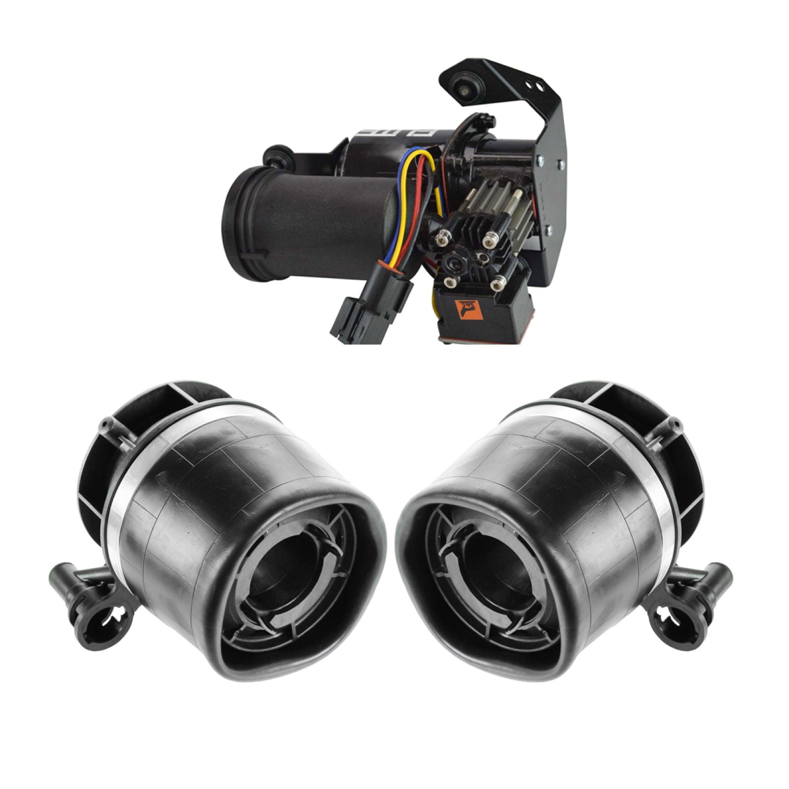 TRQ 3pc Air Suspension Kit Rear Springs & Compressor for Expedition ...