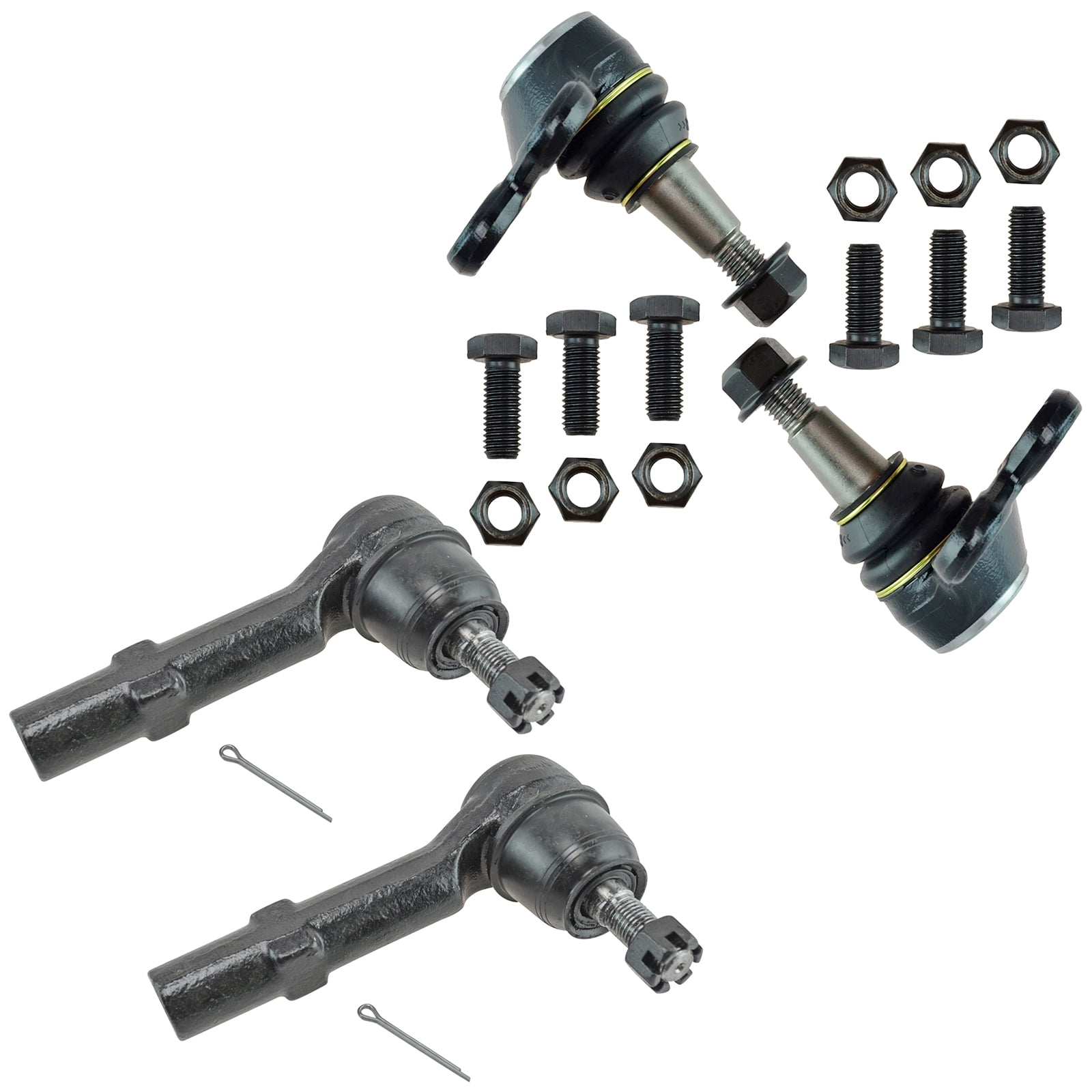 TRQ 4 Piece Front Lower Ball Joints Outer Tie Rod Ends Kit for GM SUV ...