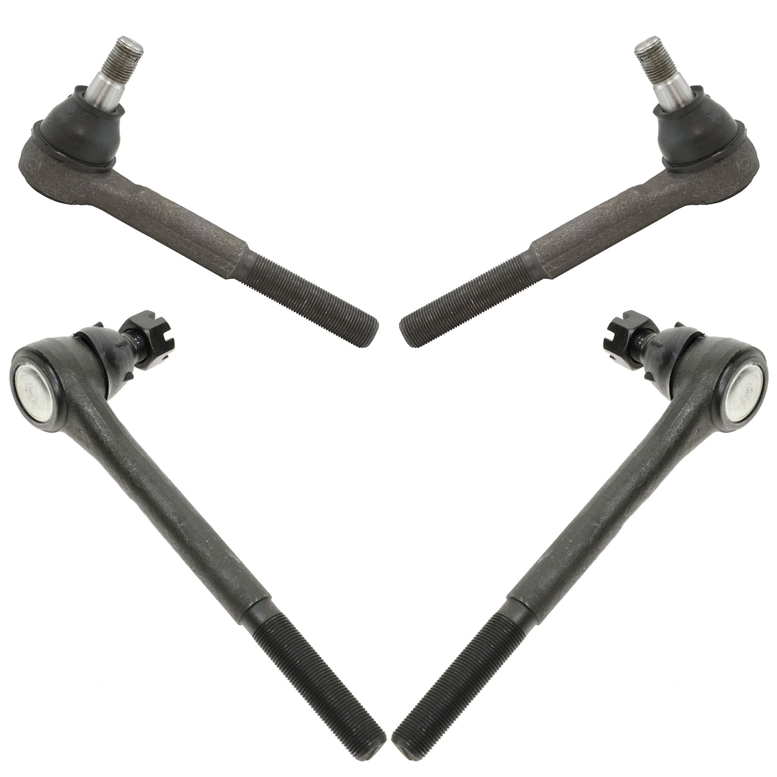 TRQ 4 Piece Inner & Outer Tie Rod End Link LH & RH Sides for Chevy GMC ...