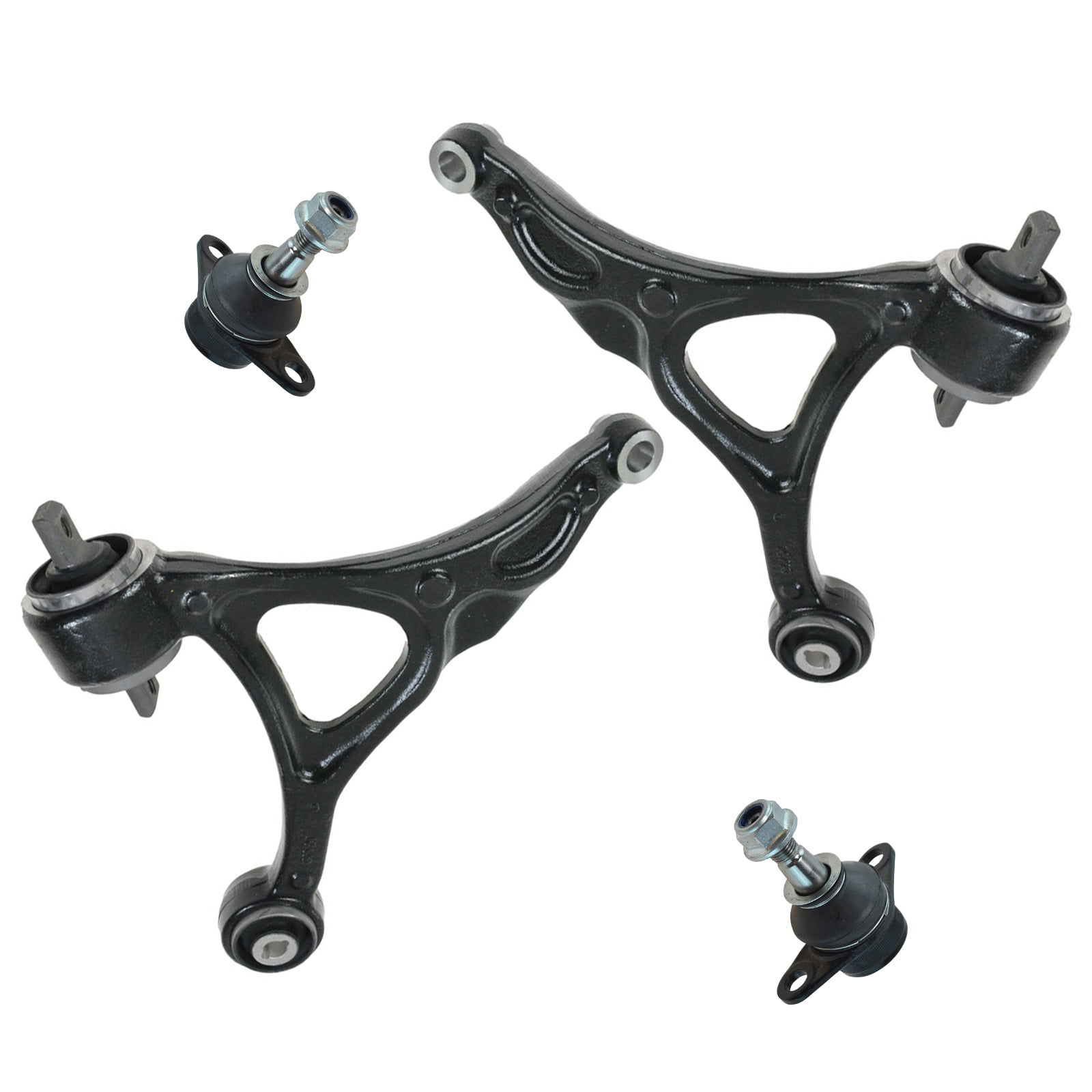 TRQ 4 Piece Kit Front Lower Control Arm & Ball Joint LH RH for 03-14 ...
