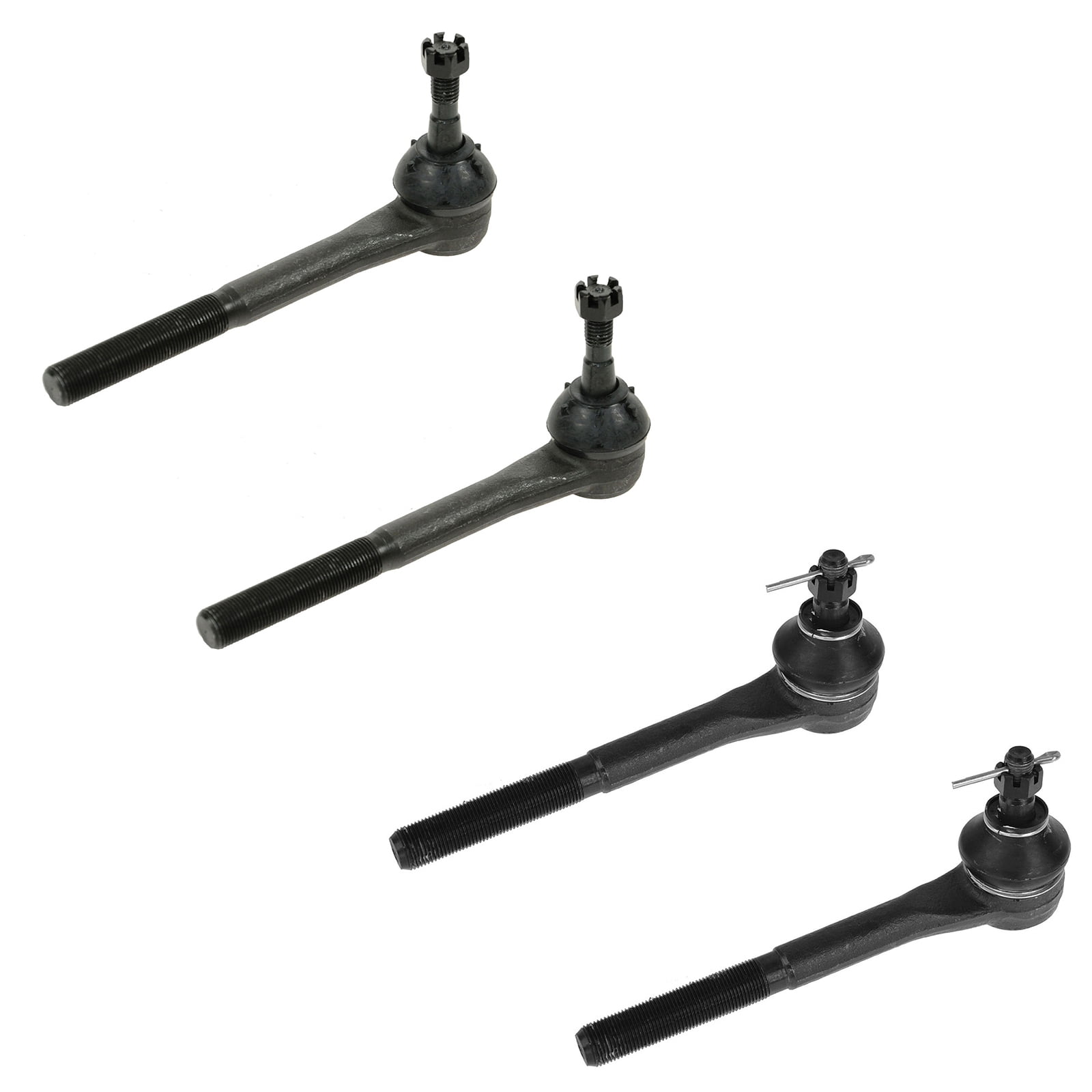 TRQ 4 Piece Kit Inner & Outer LH RH Tie Rod End Set for GMC Chevy 4WD ...