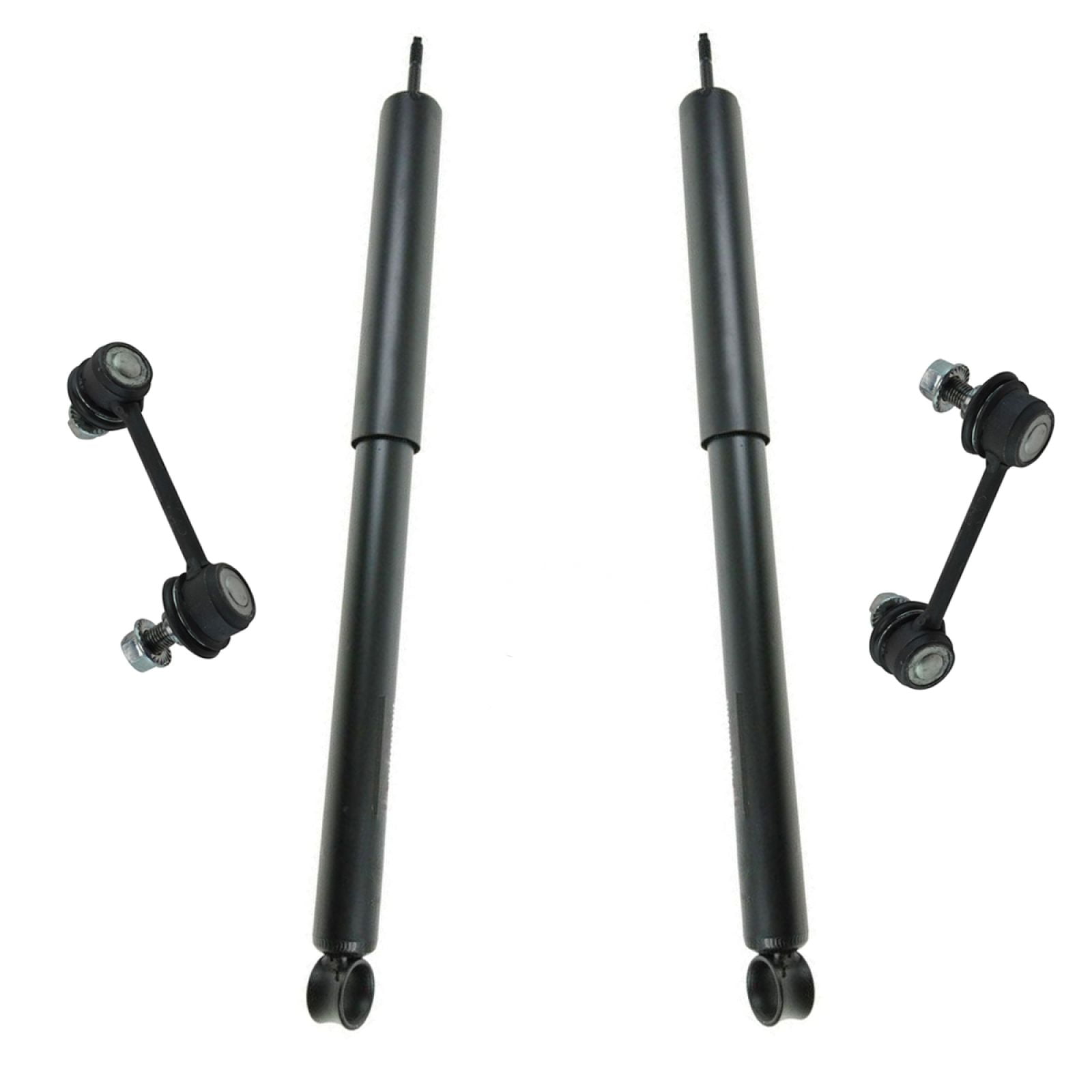 TRQ 4 Piece Suspension Kit Shock Absorbers w/ Sway Bar End Links for ...