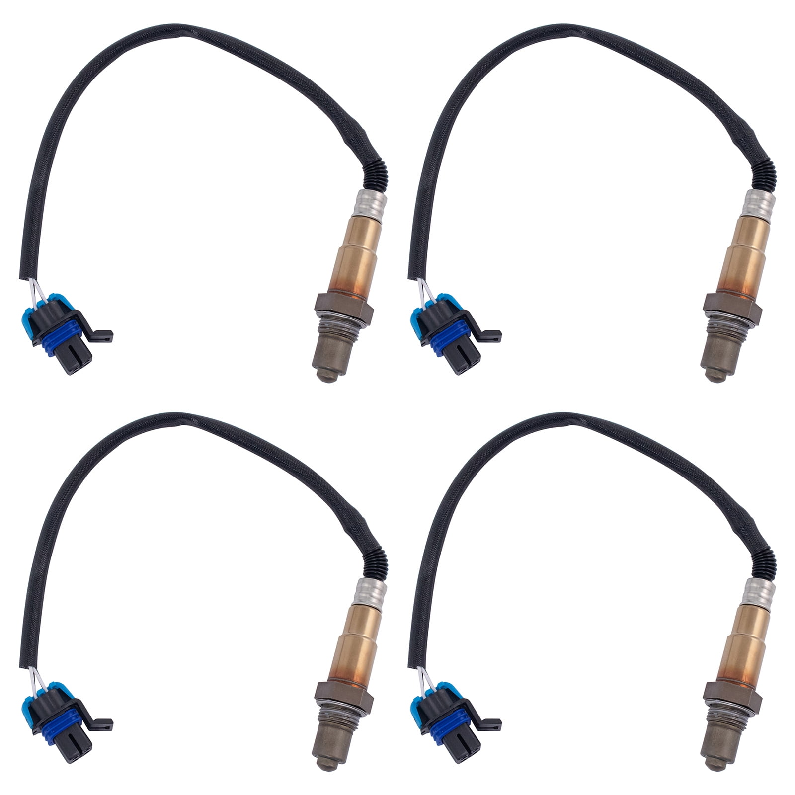 TRQ 4pc Oxygen O2 Sensor Upstream Downstream Set for Chevy GMC Buick OSA60244 Fits select: 2012 ...