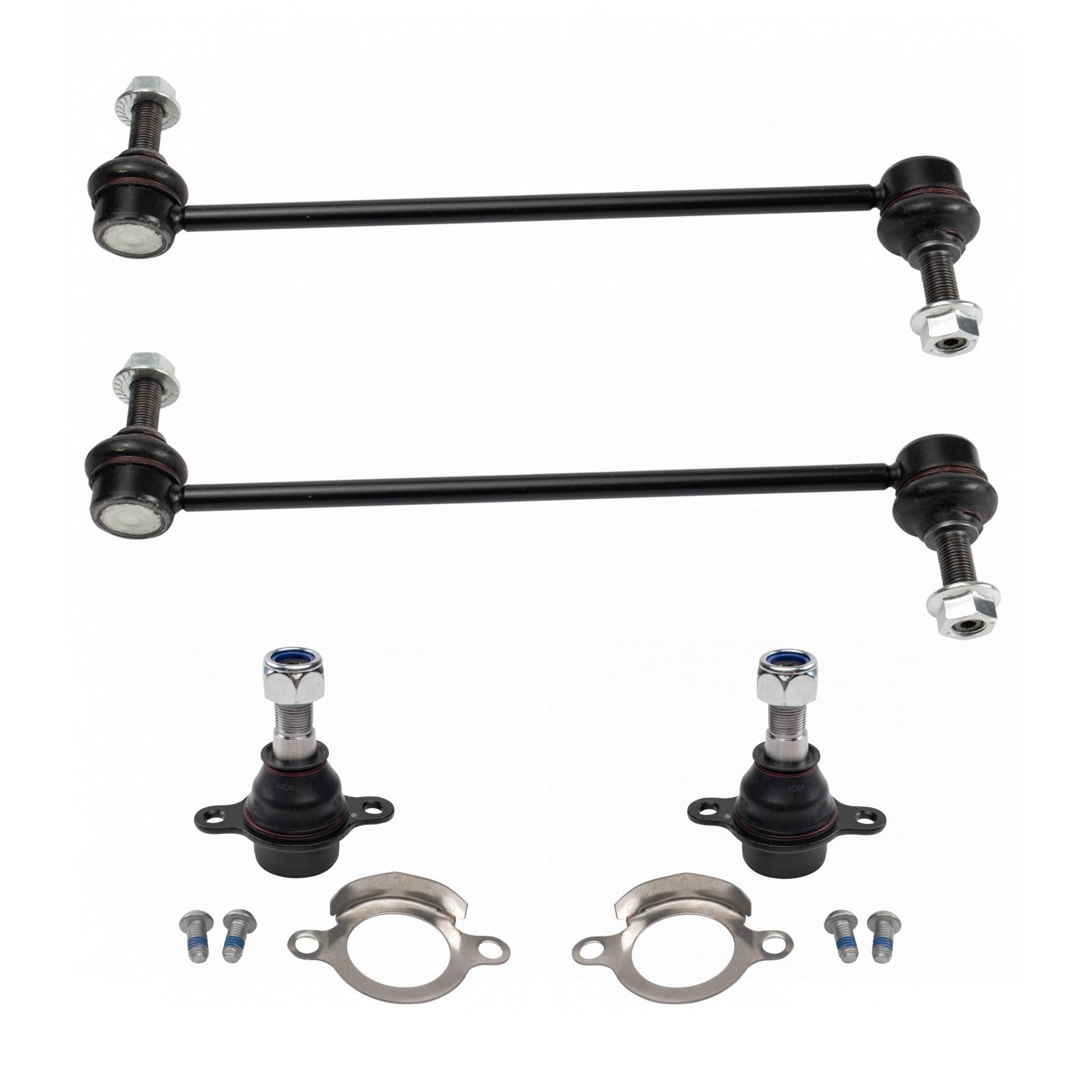 TRQ 4pc Suspension Kit Lower Ball Joints Sway Bar End Links for Ford ...