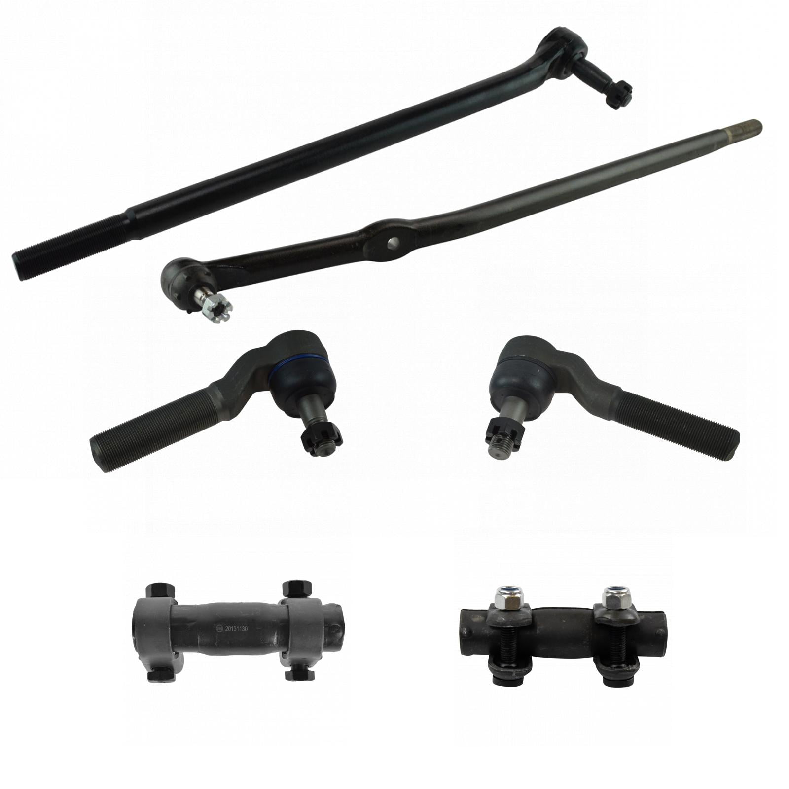 TRQ 6pc Steering Kit Tie Rods & Adjusting Sleeves for Ford F250 4WD ...
