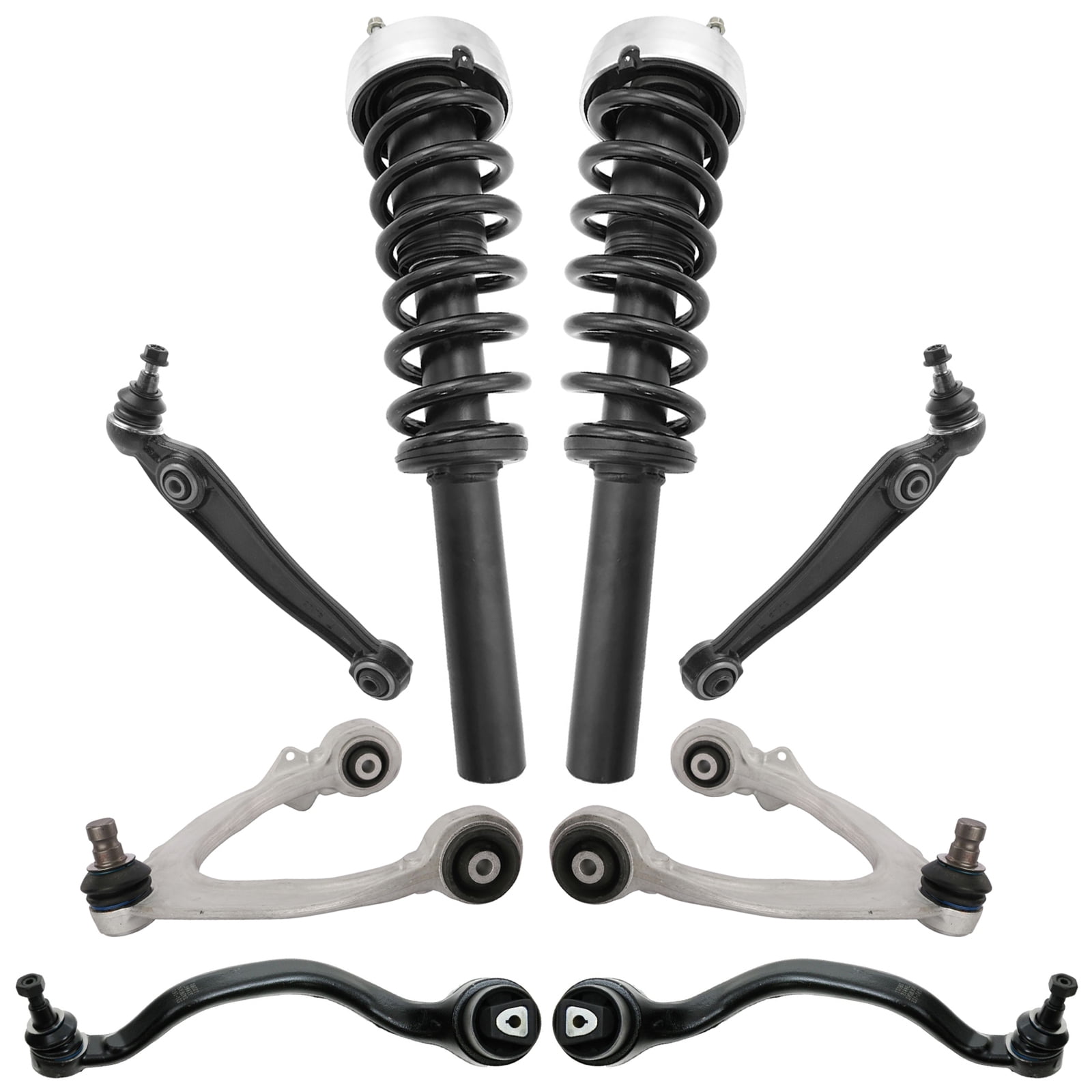TRQ 8 pc Suspension Kit Complete Strut & Spring Assemblies w/ Control ...
